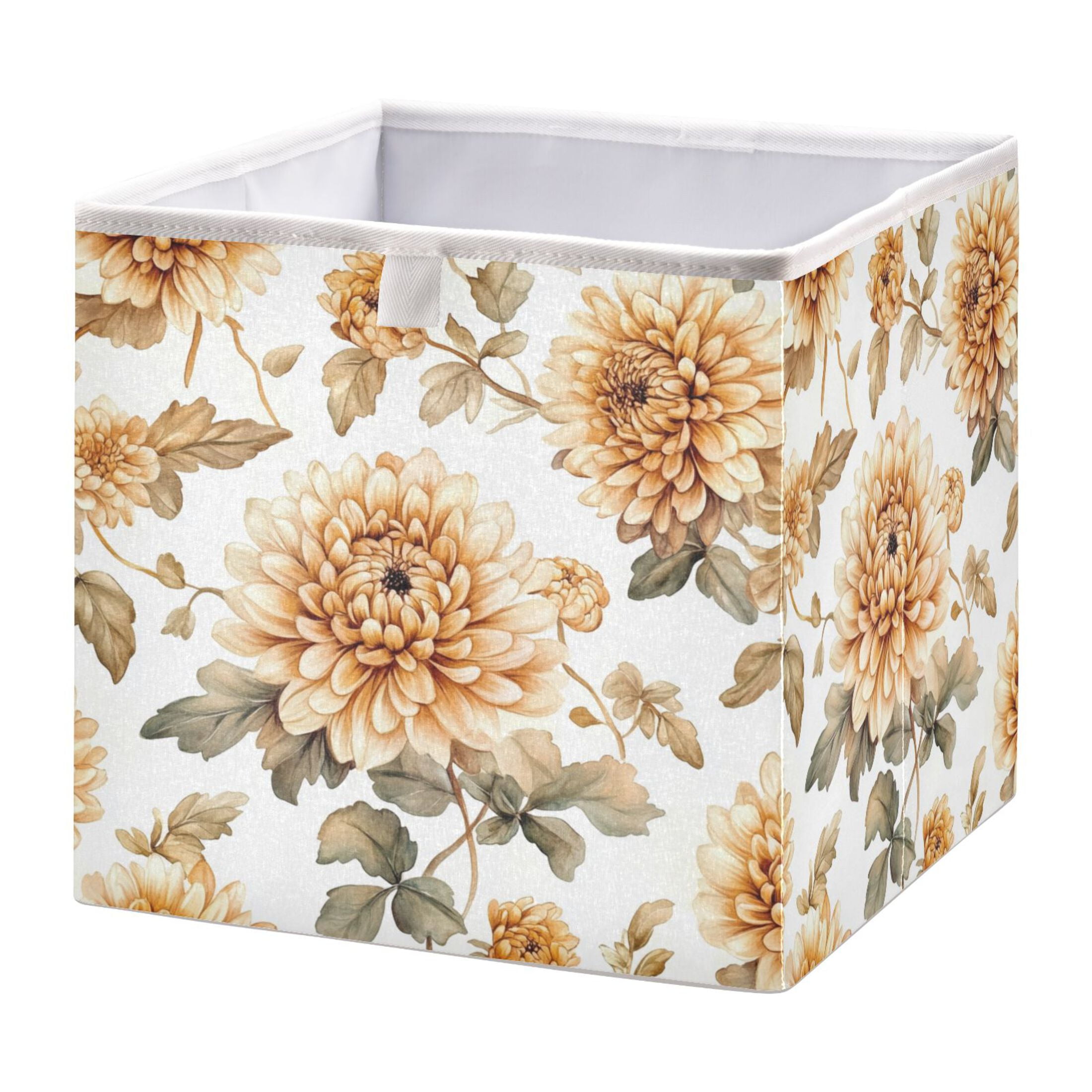Cabinet Storage Basket 11.02x11.02x11.02 Inches Storage Box Foldable ...