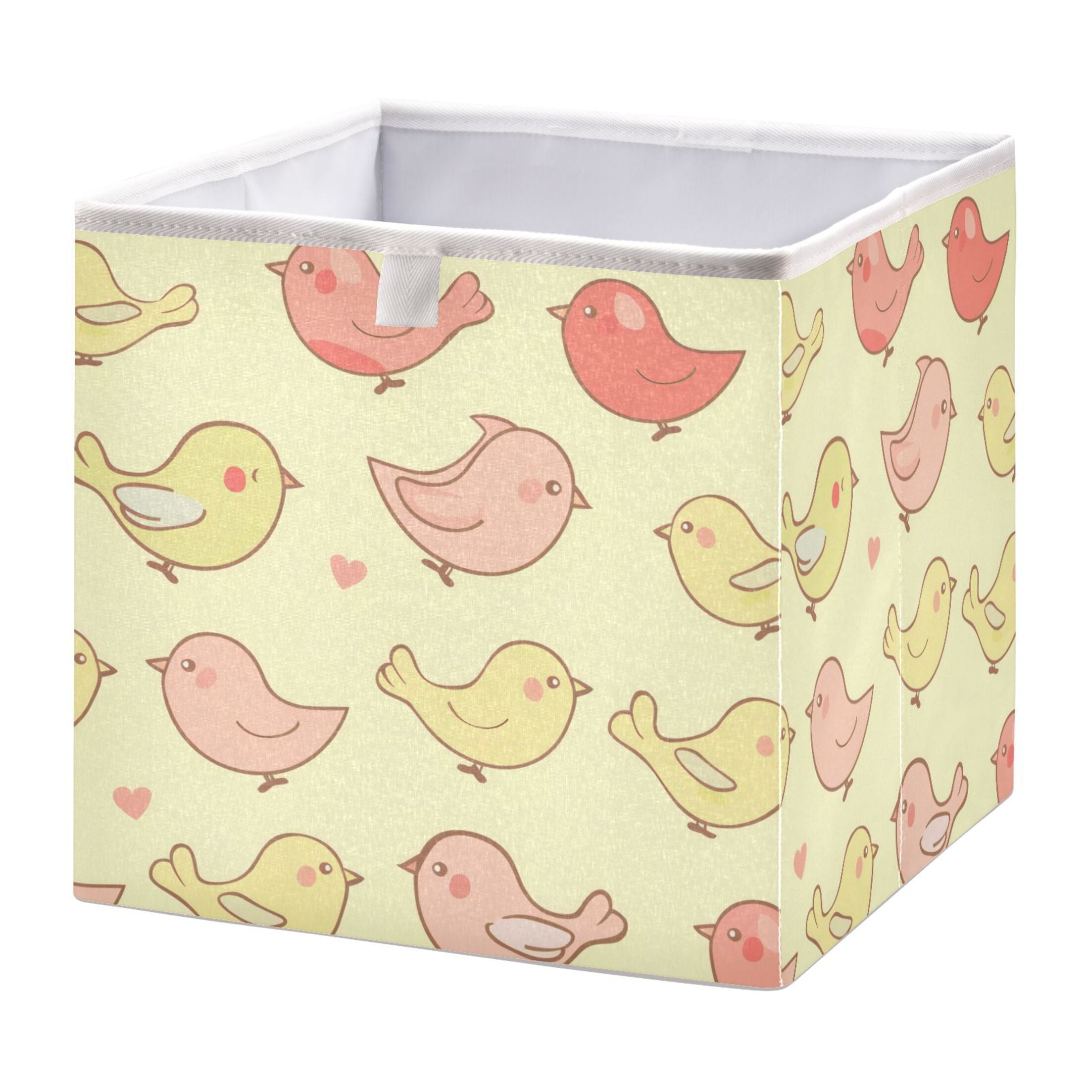 Cabinet Storage Basket 11.02x11.02x11.02 Inches Storage Box Foldable ...