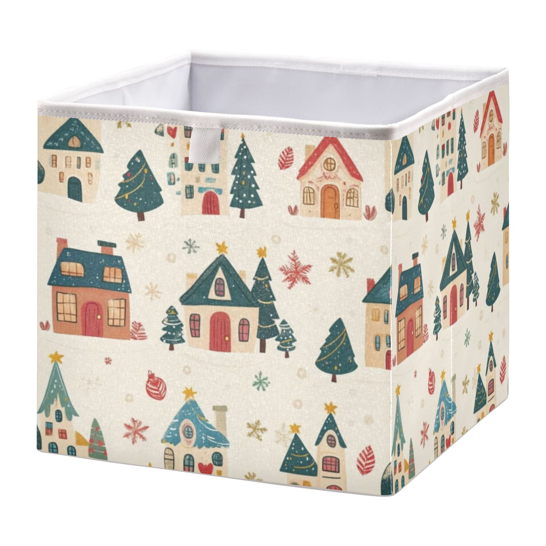 Cabinet Storage Basket 11.02x11.02x11.02 Inches Storage Box Foldable ...