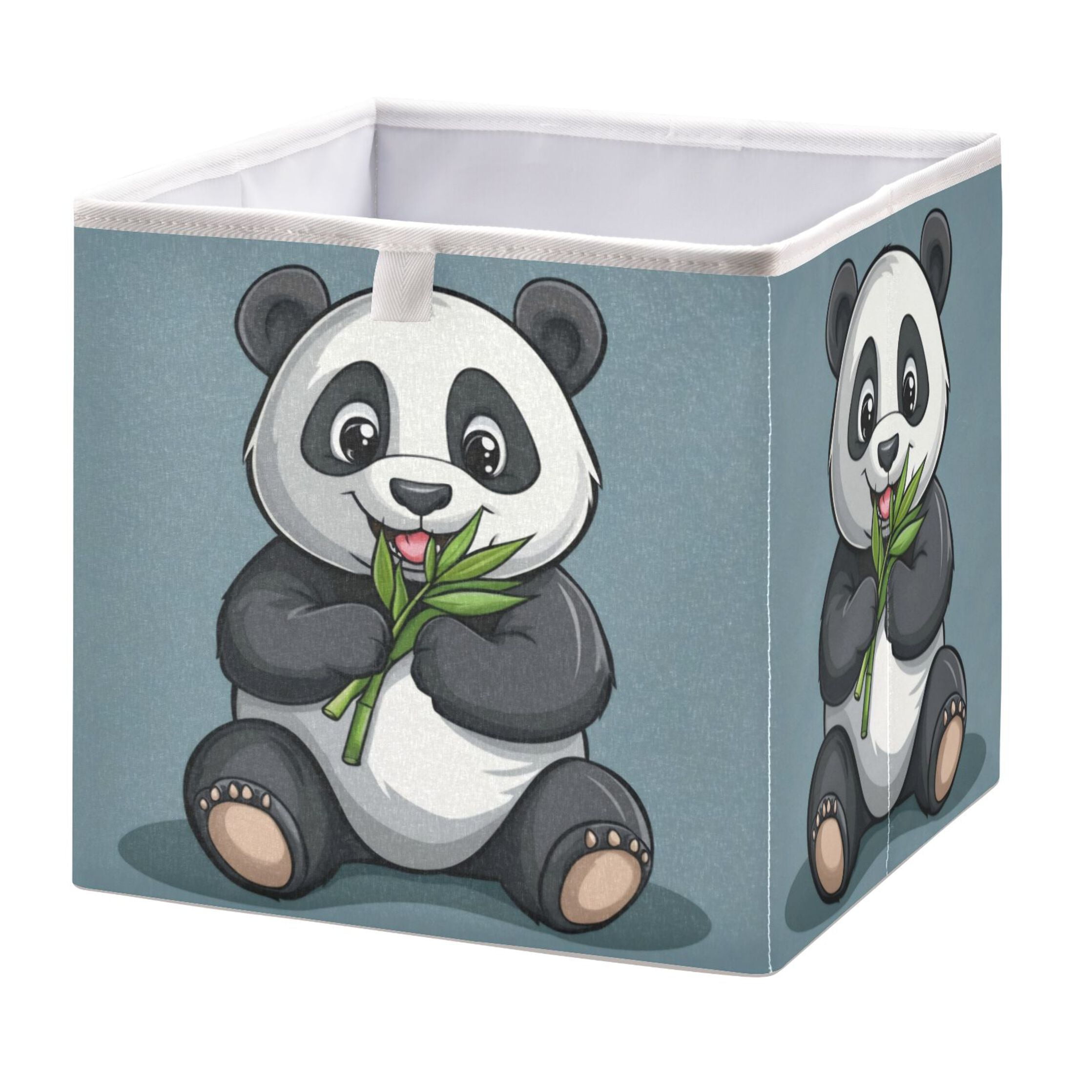 Cabinet Storage Basket 11.02x11.02x11.02 Inches Storage Box Foldable ...