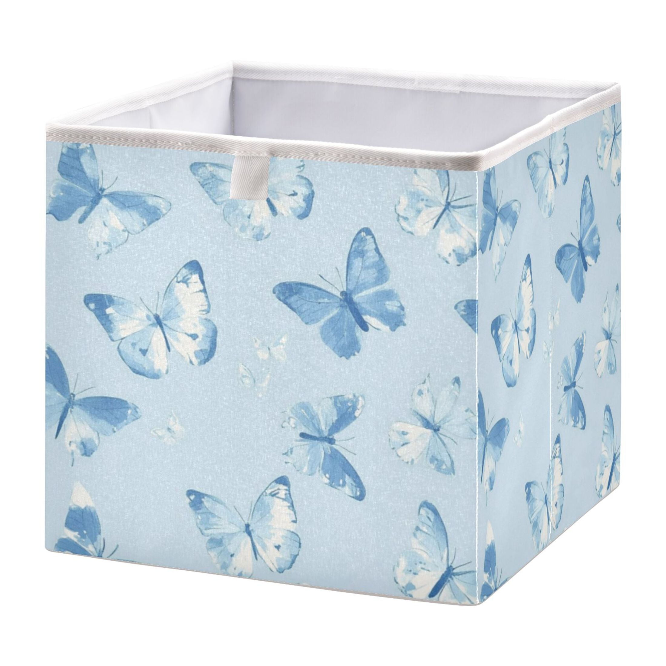 Cabinet Storage Basket 11.02x11.02x11.02 Inches Storage Box Foldable ...