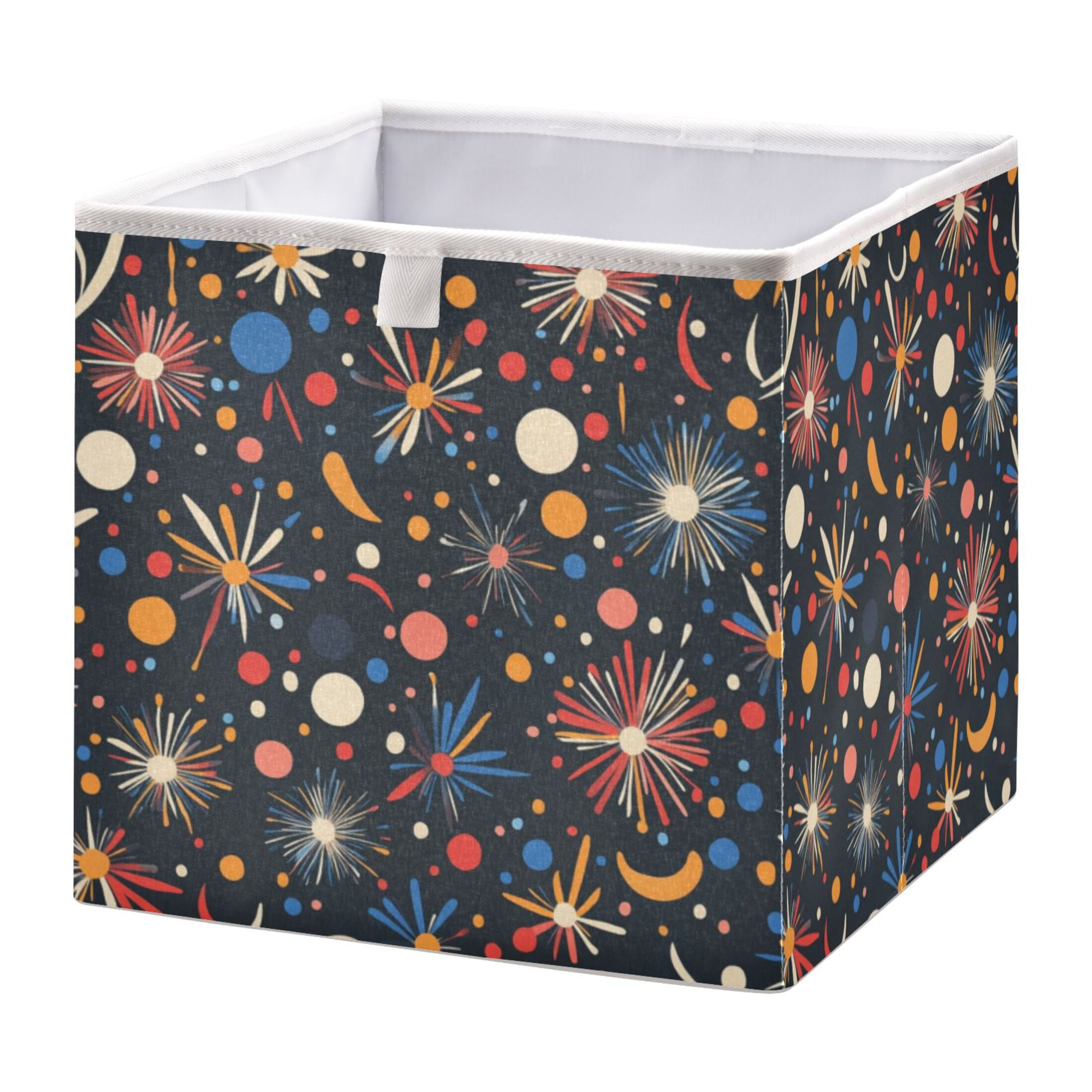 Cabinet Storage Basket 11.02x11.02x11.02 Inches Storage Box Foldable ...