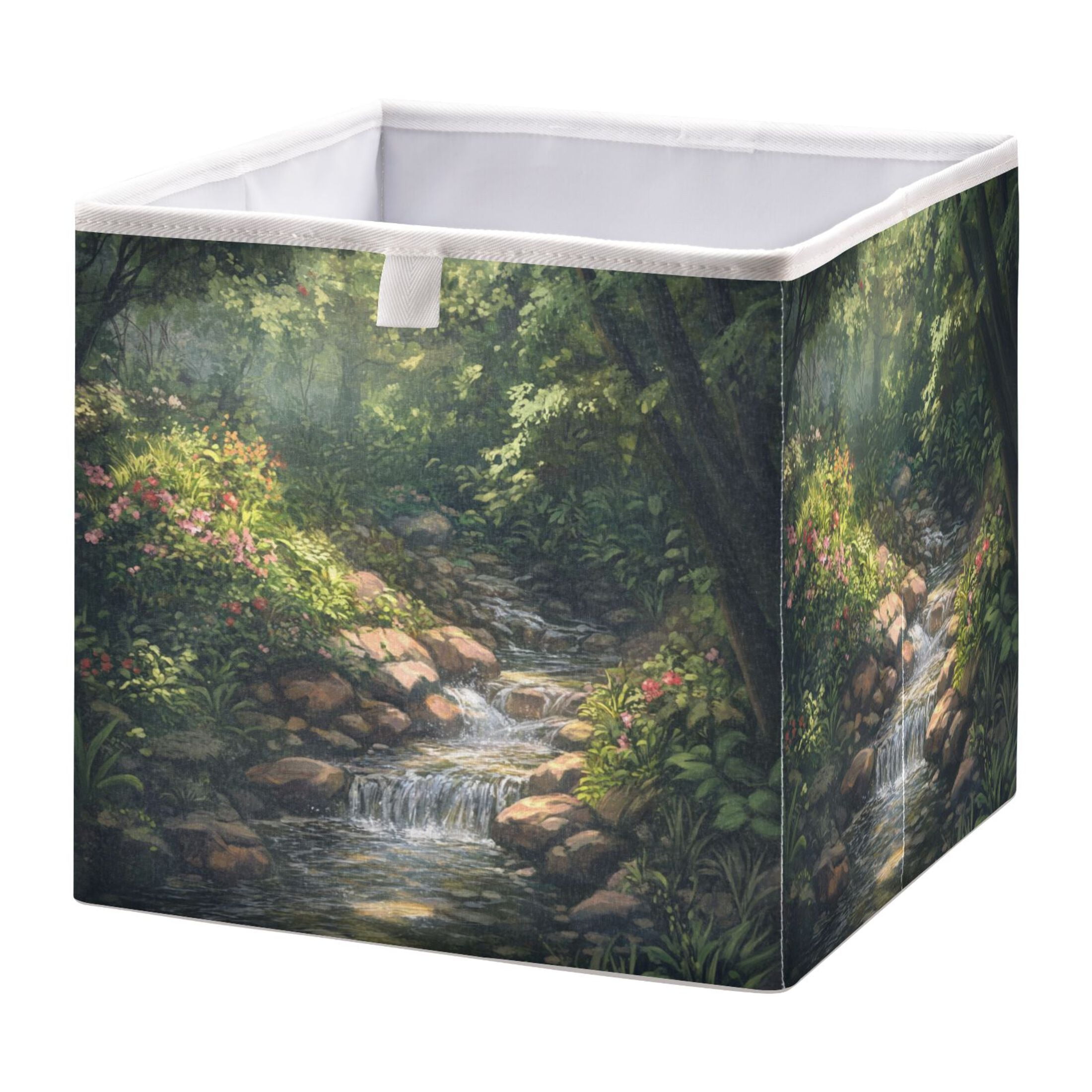 Cabinet Storage Basket 11.02x11.02x11.02 Inches Storage Box Foldable ...