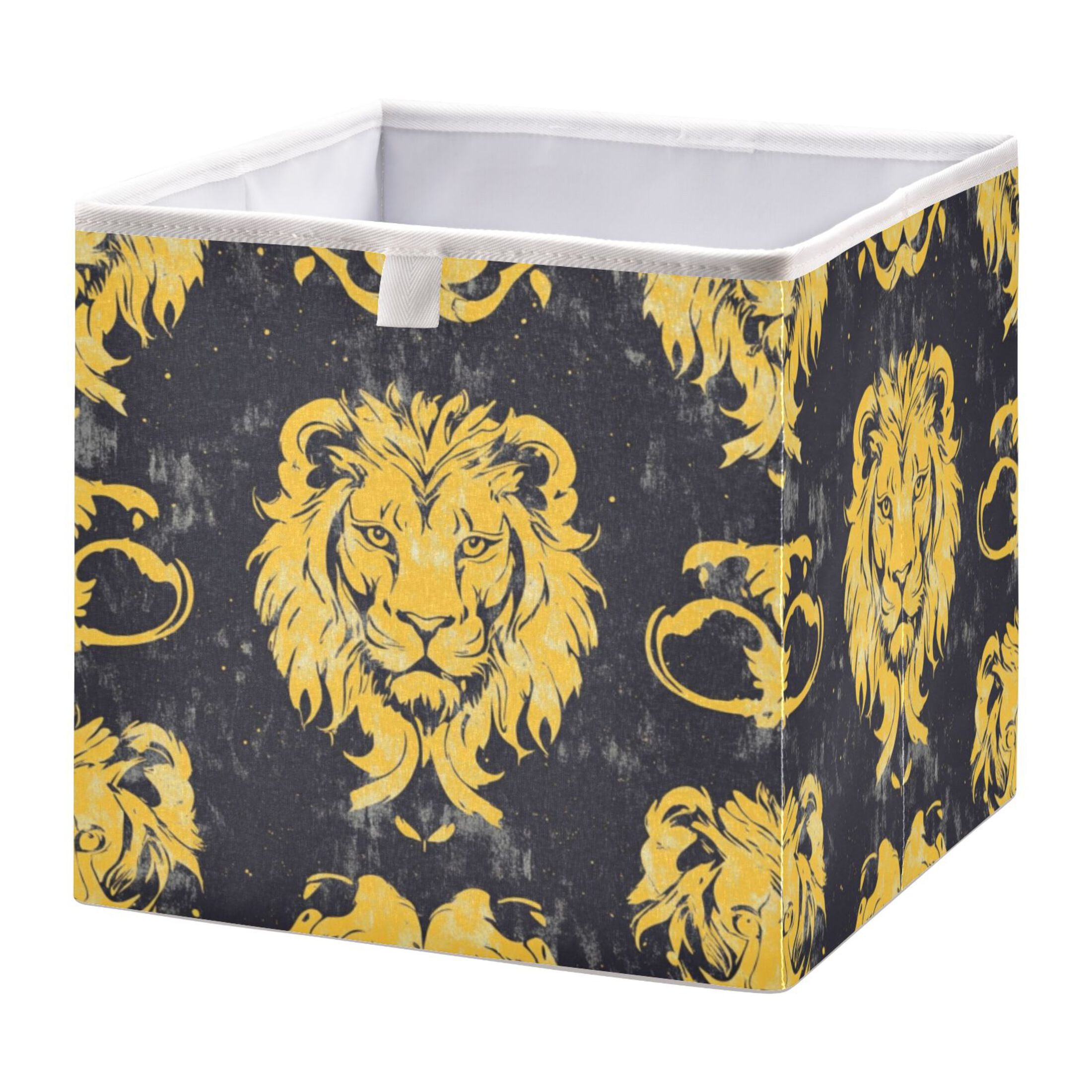 Cabinet Storage Basket 11.02x11.02x11.02 Inches Storage Box Foldable ...