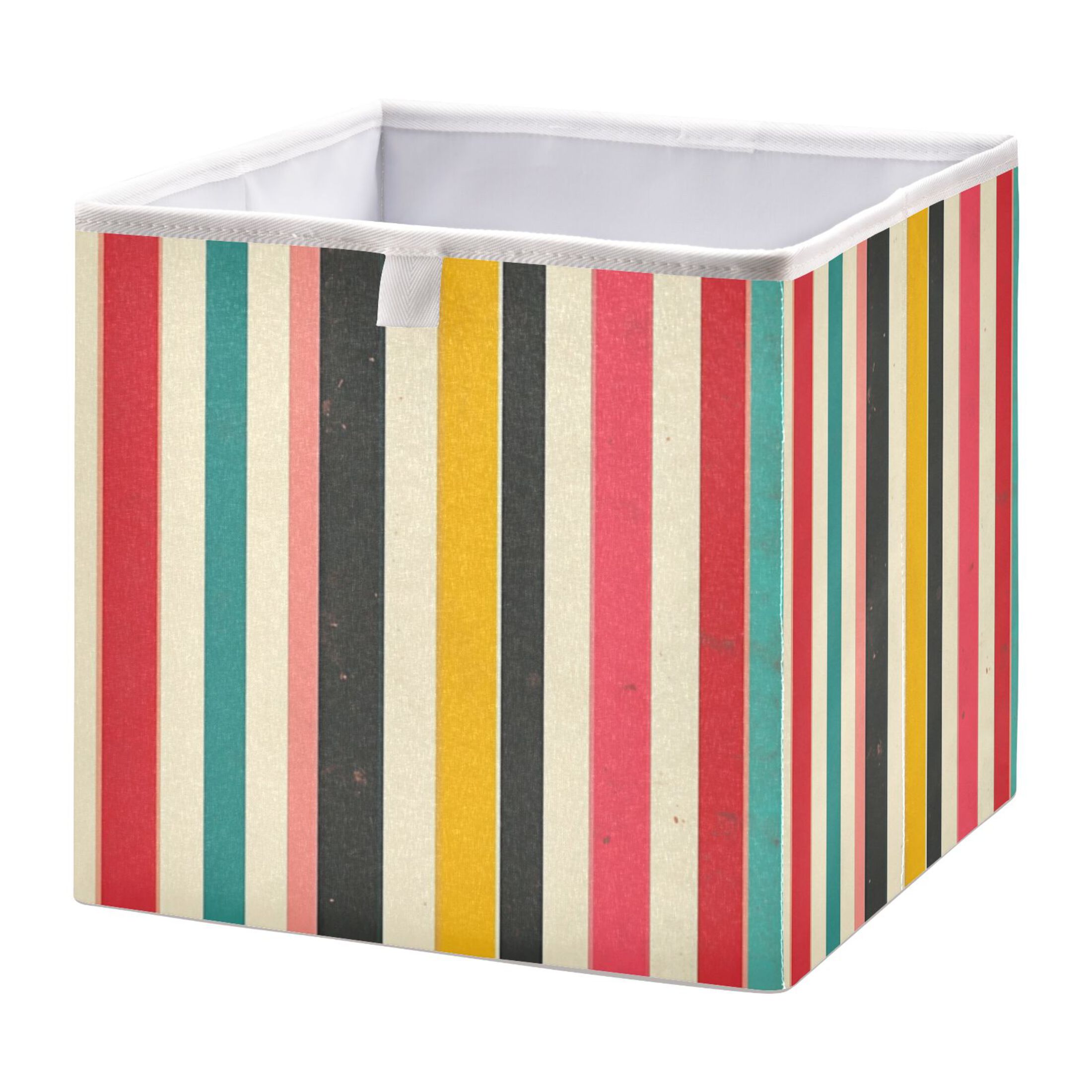 Cabinet Storage Basket 11.02x11.02x11.02 Inches Storage Box Foldable ...