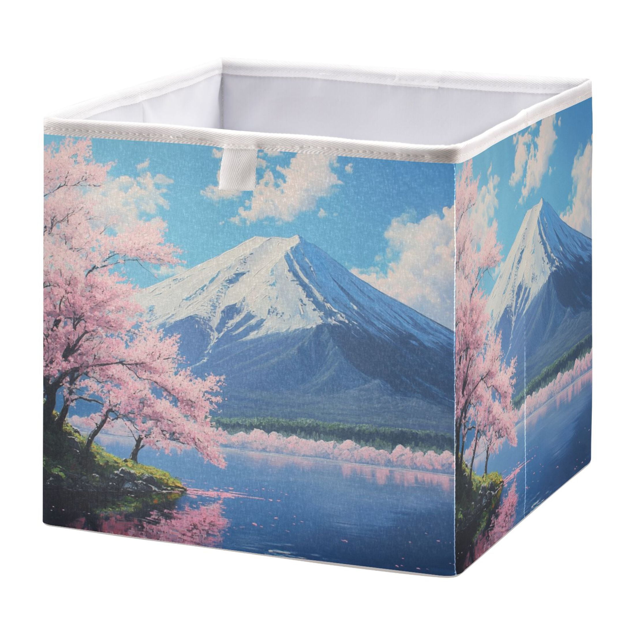 Cabinet Storage Basket 11.02x11.02x11.02 Inches Storage Box Foldable ...