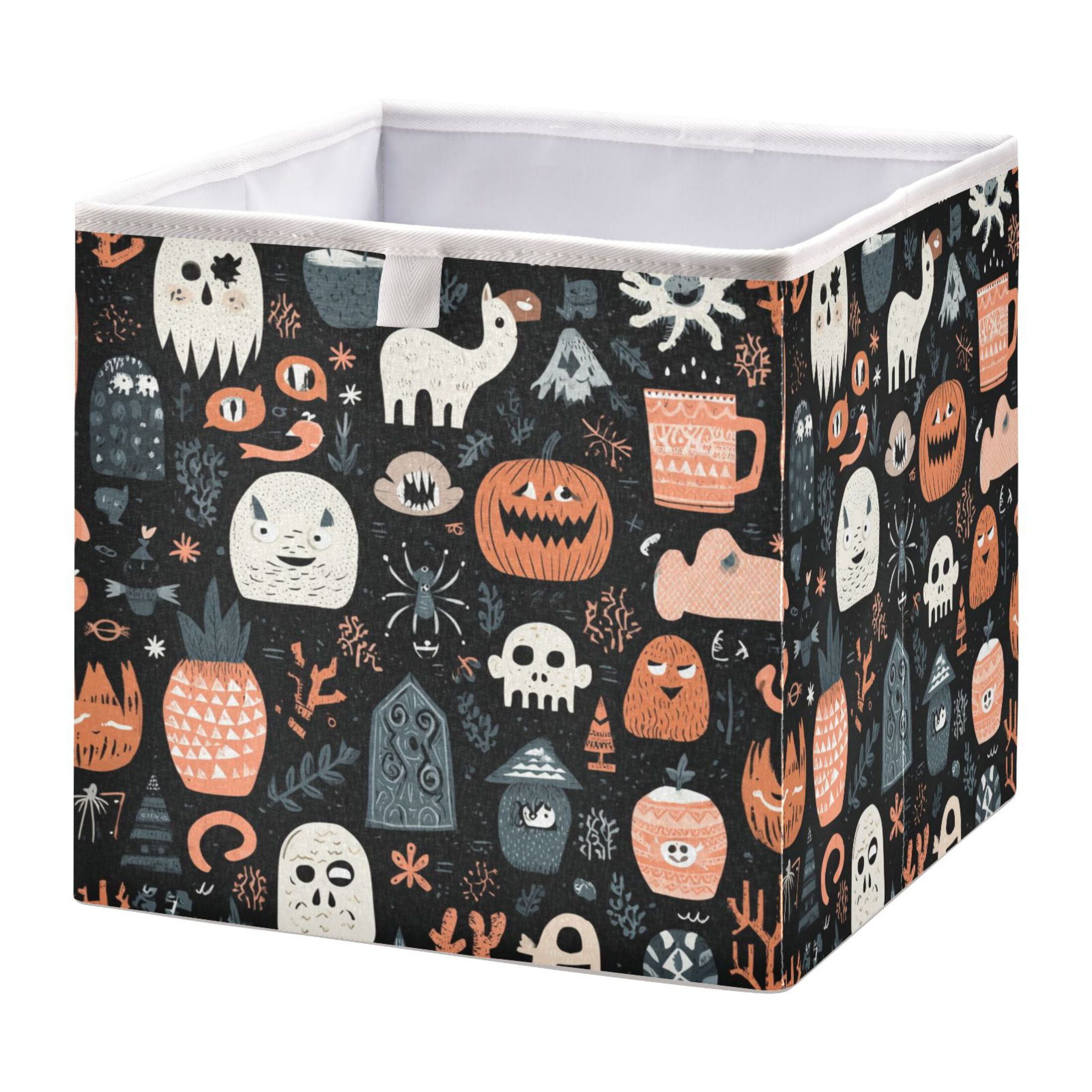 Cabinet Storage Basket 11.02x11.02x11.02 Inches Storage Box Foldable ...