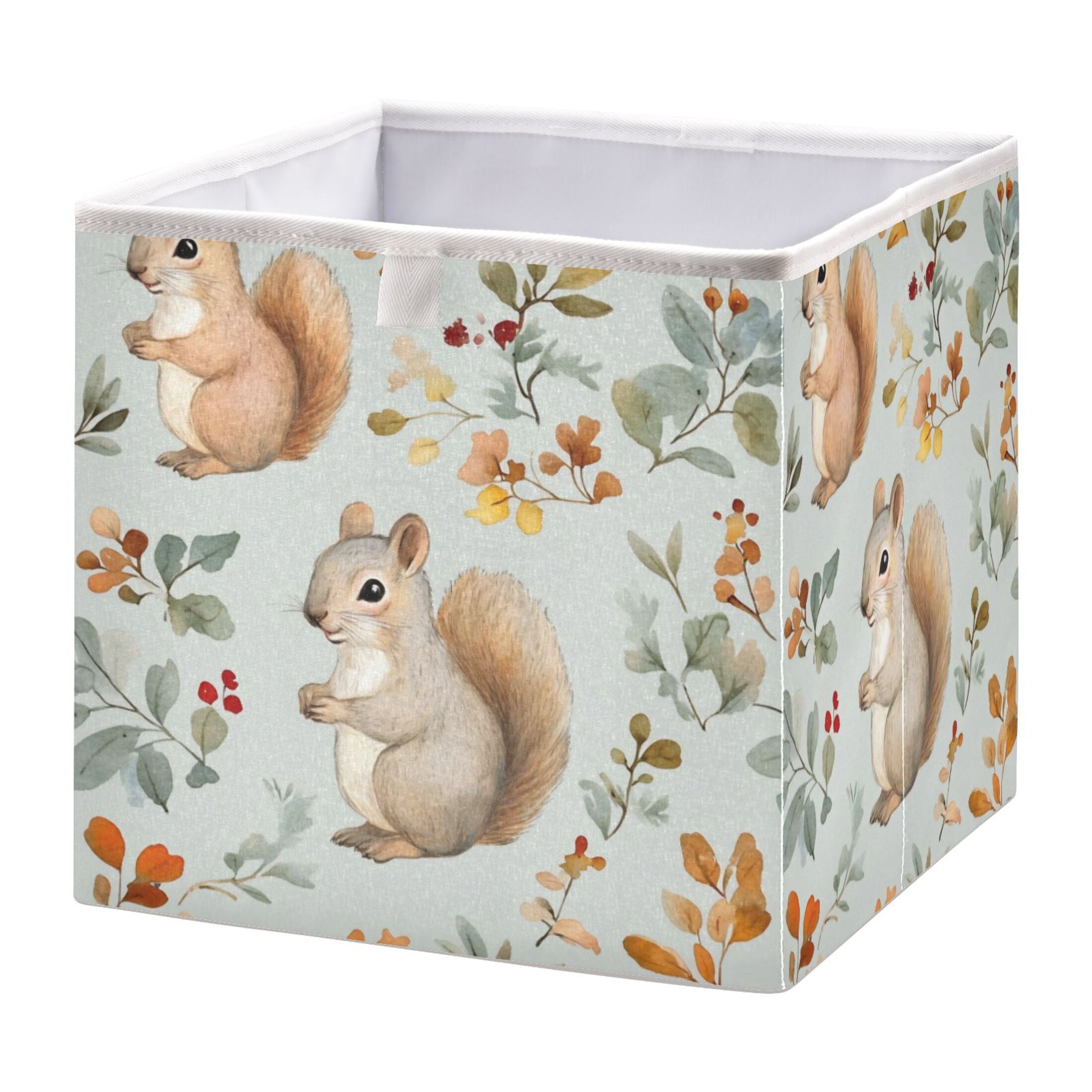 Cabinet Storage Basket 11.02x11.02x11.02 Inches Storage Box Foldable, Storable and Easy to ...