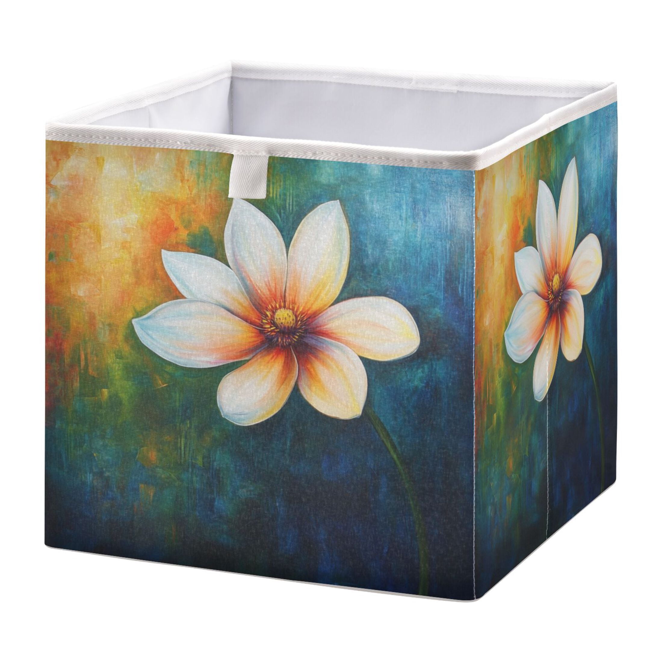 Cabinet Storage Basket 11.02x11.02x11.02 Inches Storage Box Foldable ...