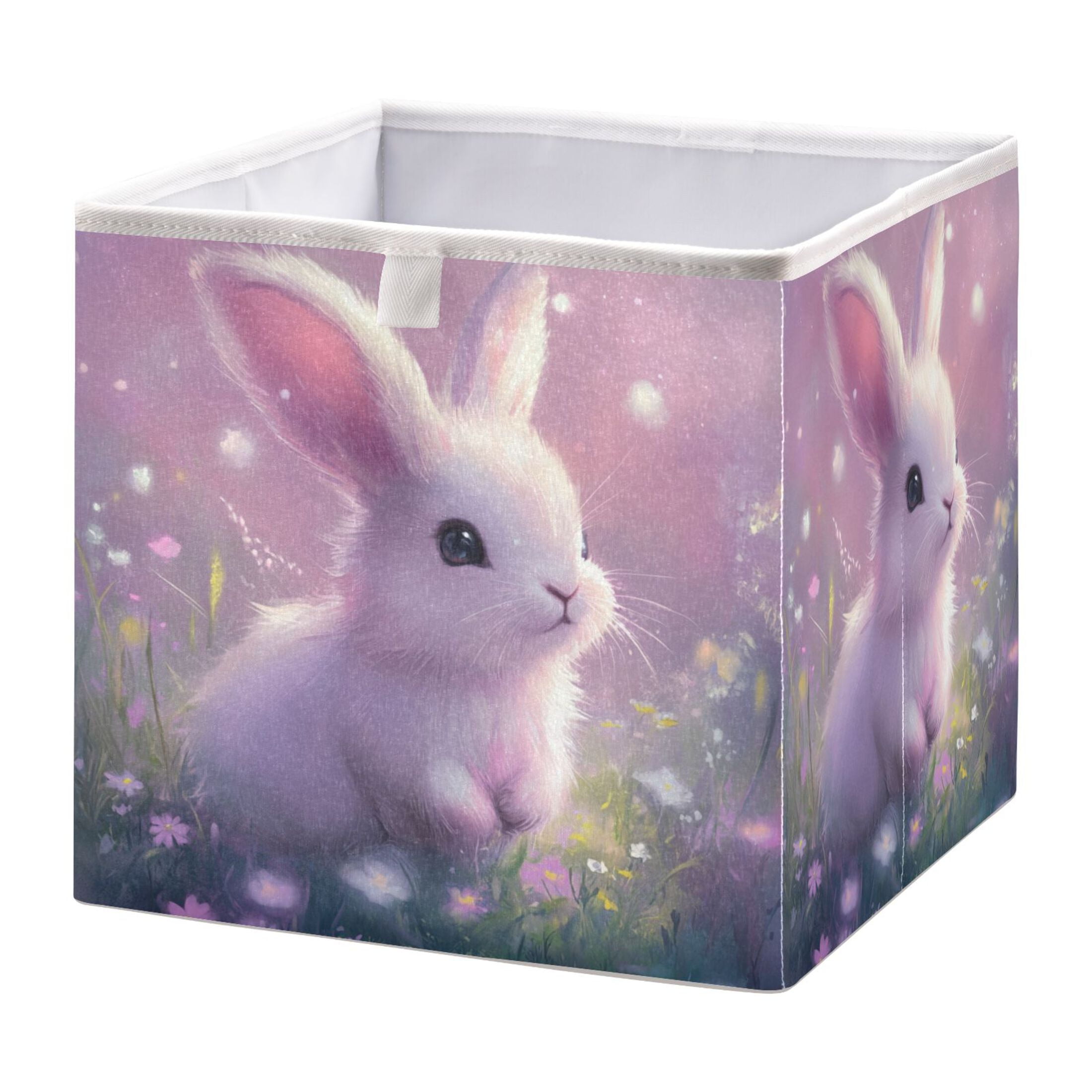 Cabinet Storage Basket 11.02x11.02x11.02 Inches Storage Box Foldable ...