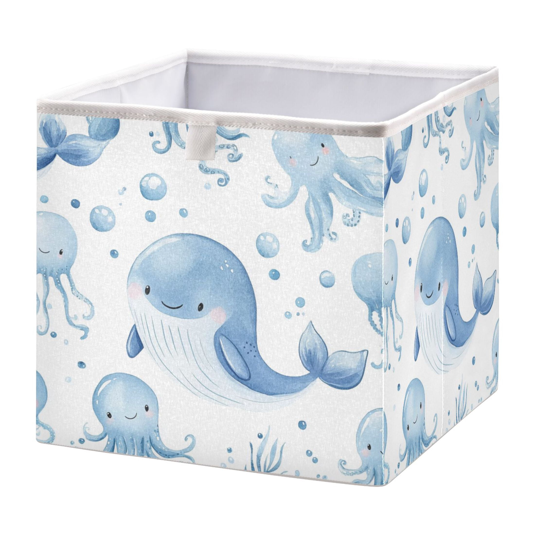Cabinet Storage Basket 11.02x11.02x11.02 Inches Storage Box Foldable ...