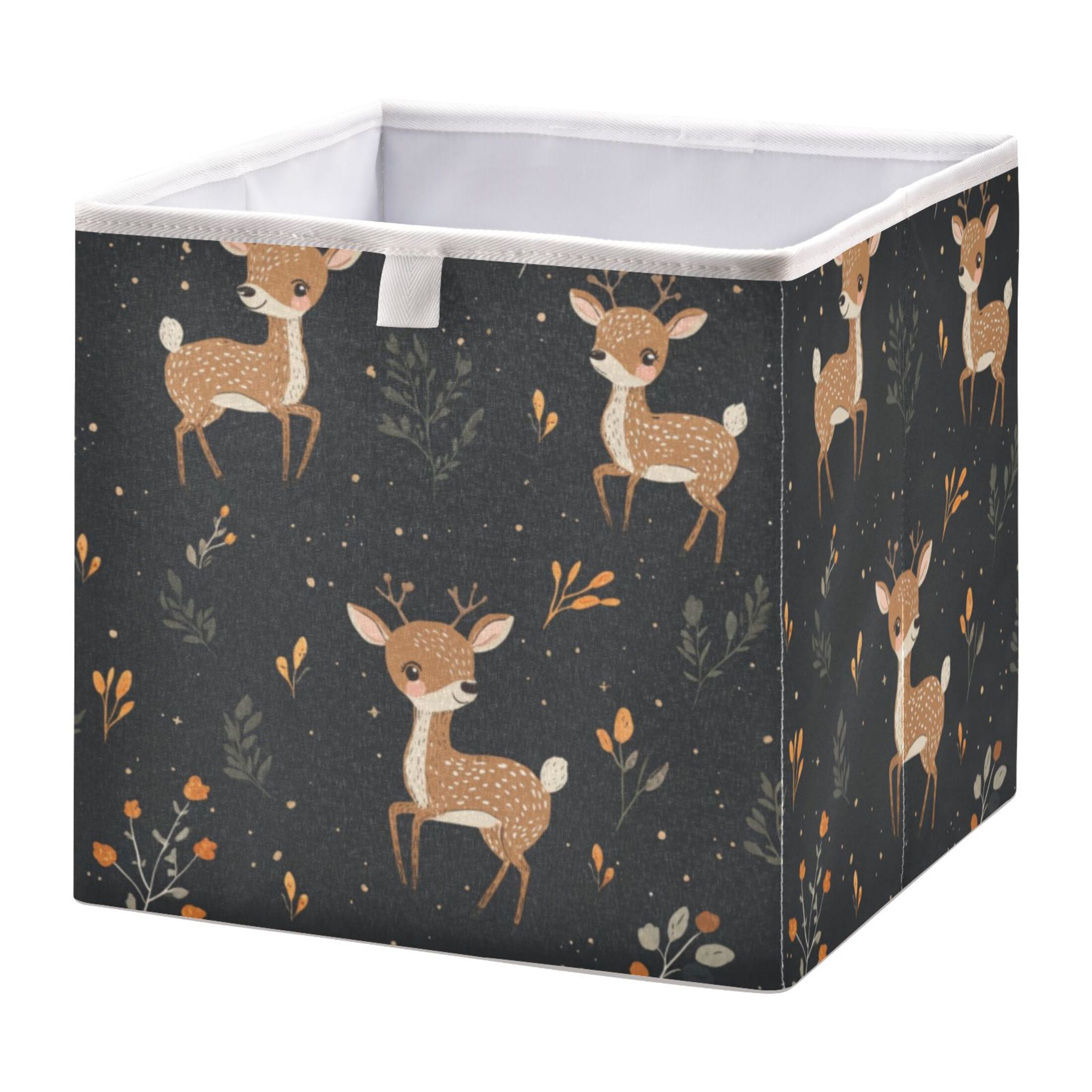 Cabinet Storage Basket 11.02x11.02x11.02 Inches Storage Box Foldable ...