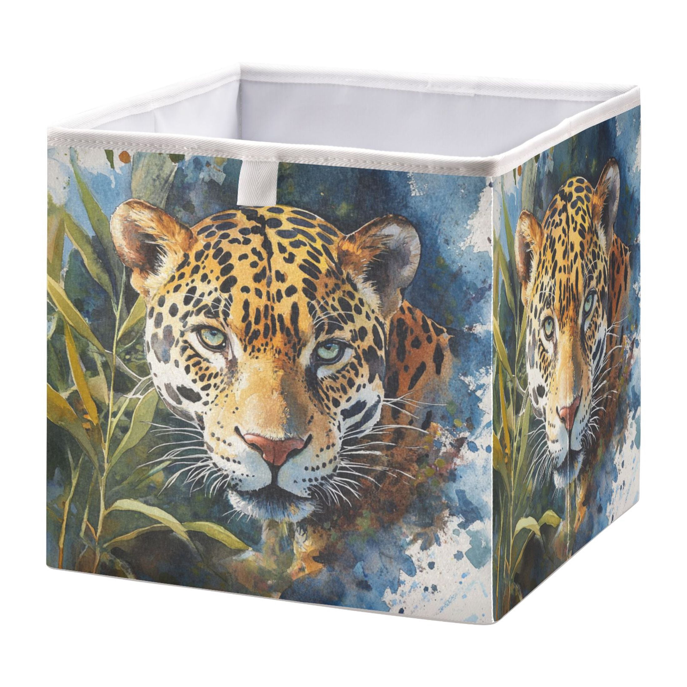 Cabinet Storage Basket 11.02x11.02x11.02 Inches Storage Box Foldable ...