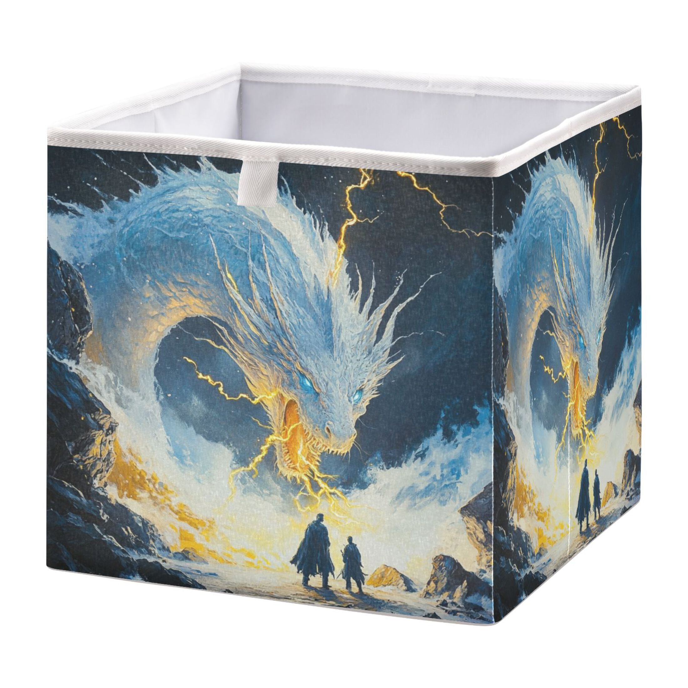 Cabinet Storage Basket 11.02x11.02x11.02 Inches Storage Box Foldable ...