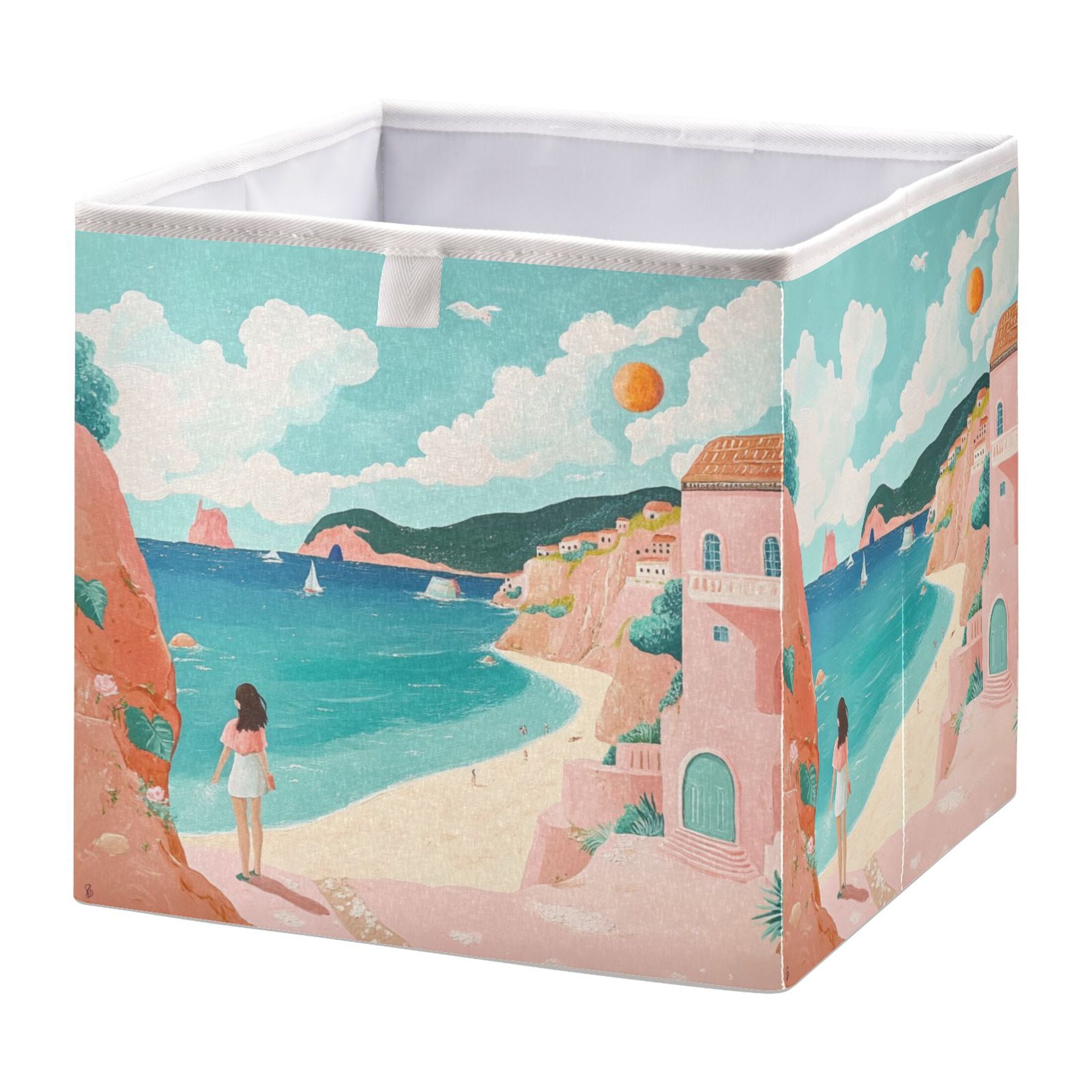 Cabinet Storage Basket 15.75x10.63x6.96 Inches Storage Box Foldable ...