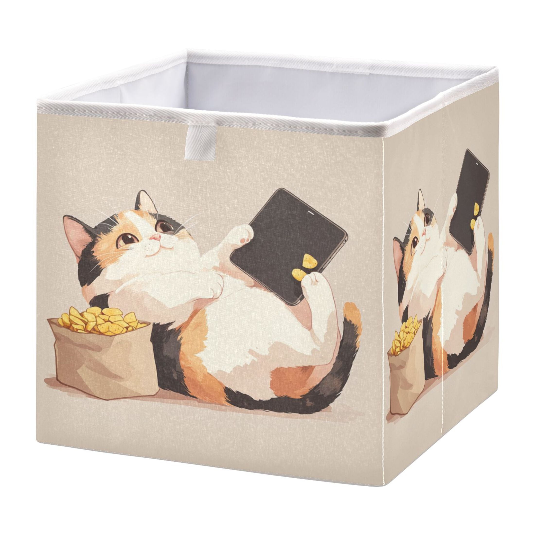 Cabinet Storage Basket 15.75x10.63x6.96 Inches Storage Box Foldable ...