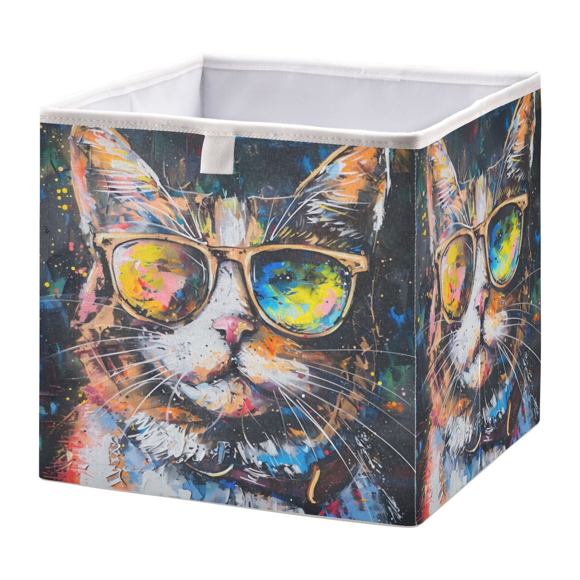 Cabinet Storage Basket 15.75x10.63x6.96 Inches Storage Box Foldable ...