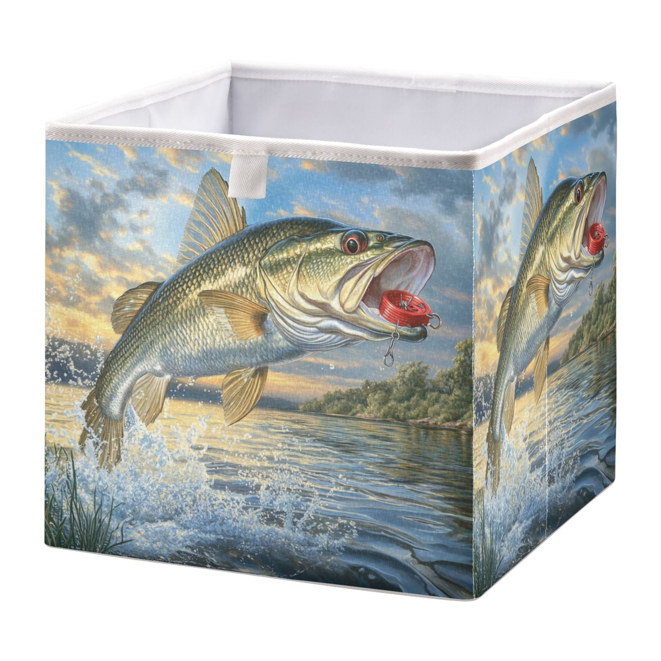 Cabinet Storage Basket 15.75x10.63x6.96 Inches Storage Box Foldable ...