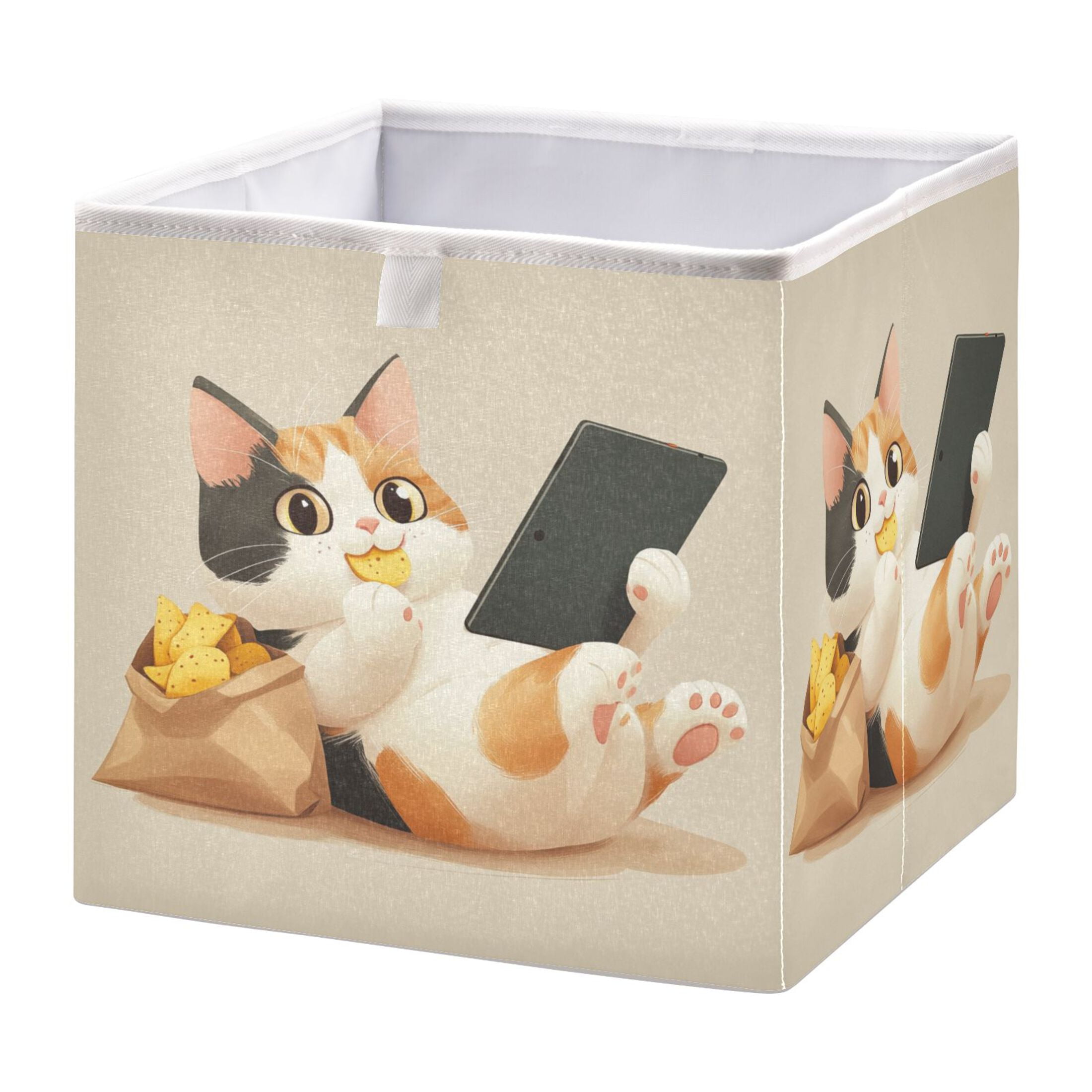 Cabinet Storage Basket 15.75x10.63x6.96 Inches Storage Box Foldable ...