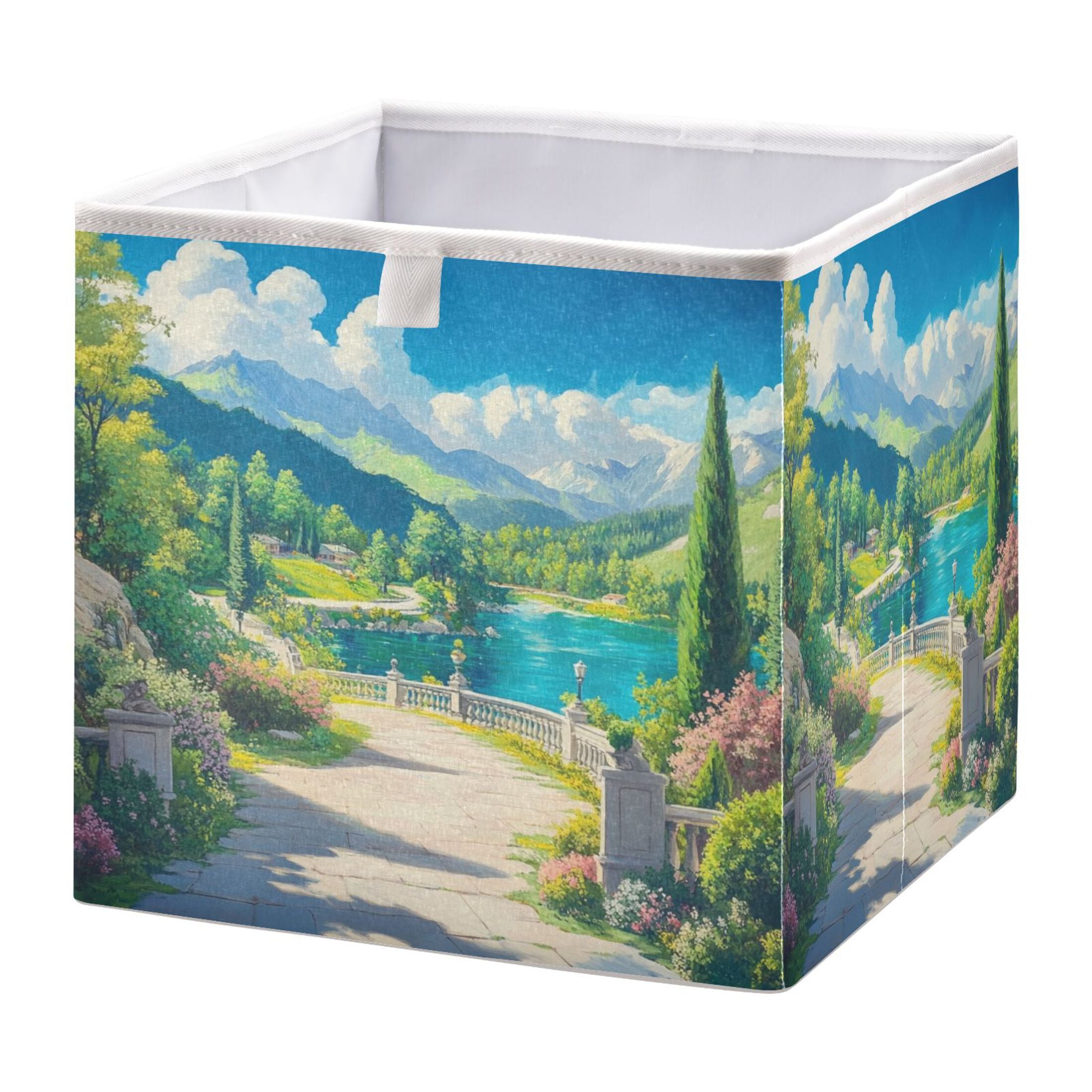 Cabinet Storage Basket 15.75x10.63x6.96 Inches Storage Box Foldable ...