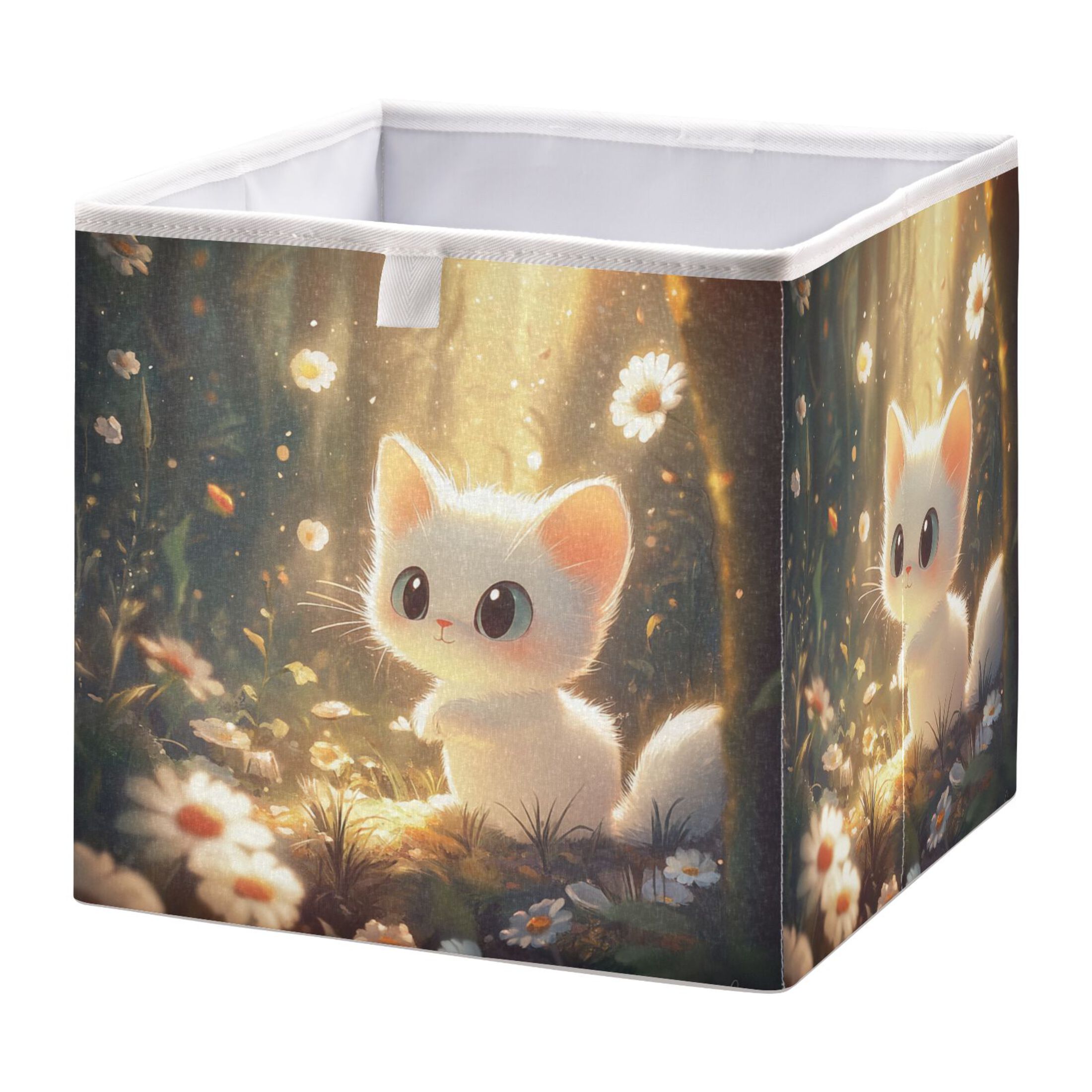 Cabinet Storage Basket 15.75x10.63x6.96 Inches Storage Box Foldable ...