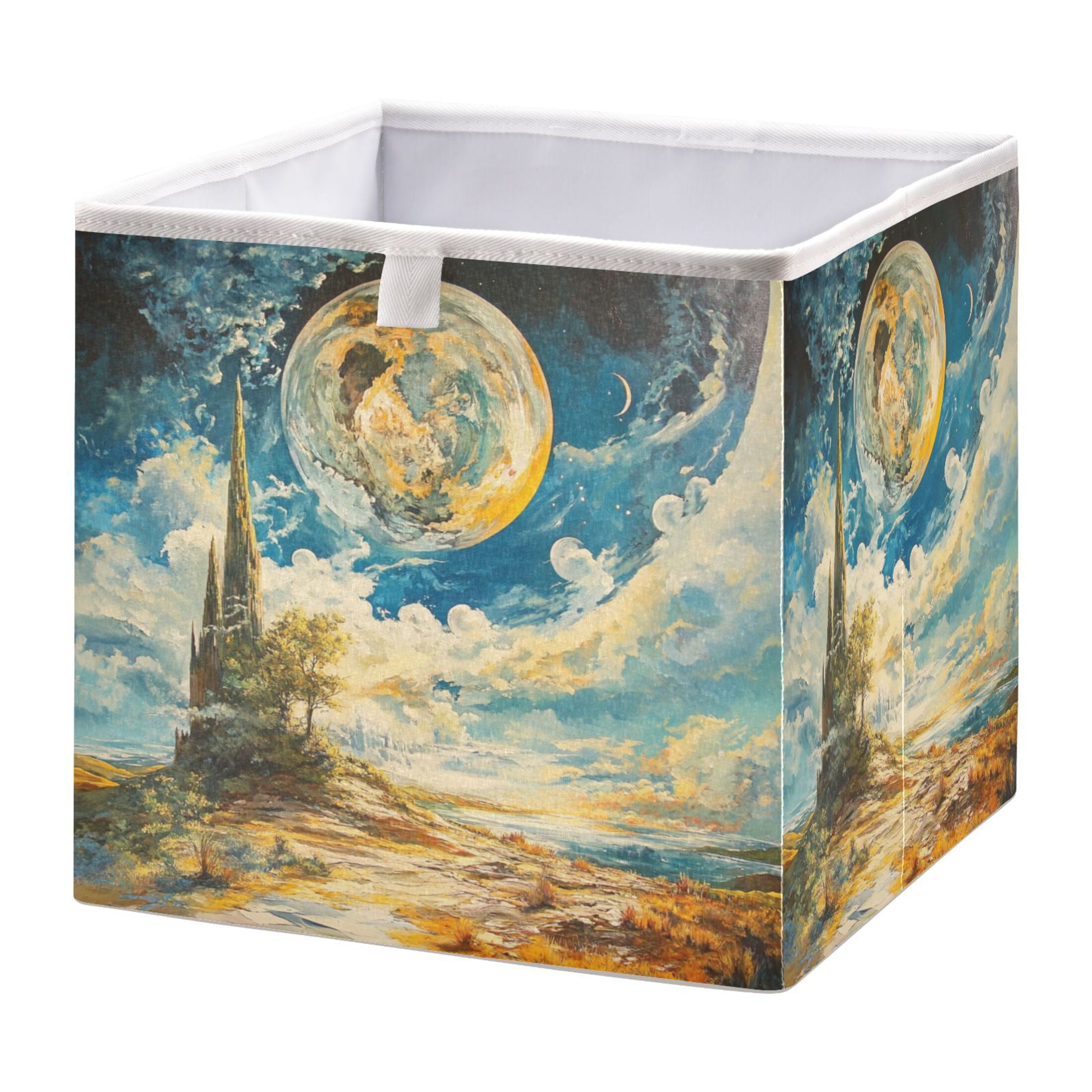 Cabinet Storage Basket 15.75x10.63x6.96 Inches Storage Box Foldable ...
