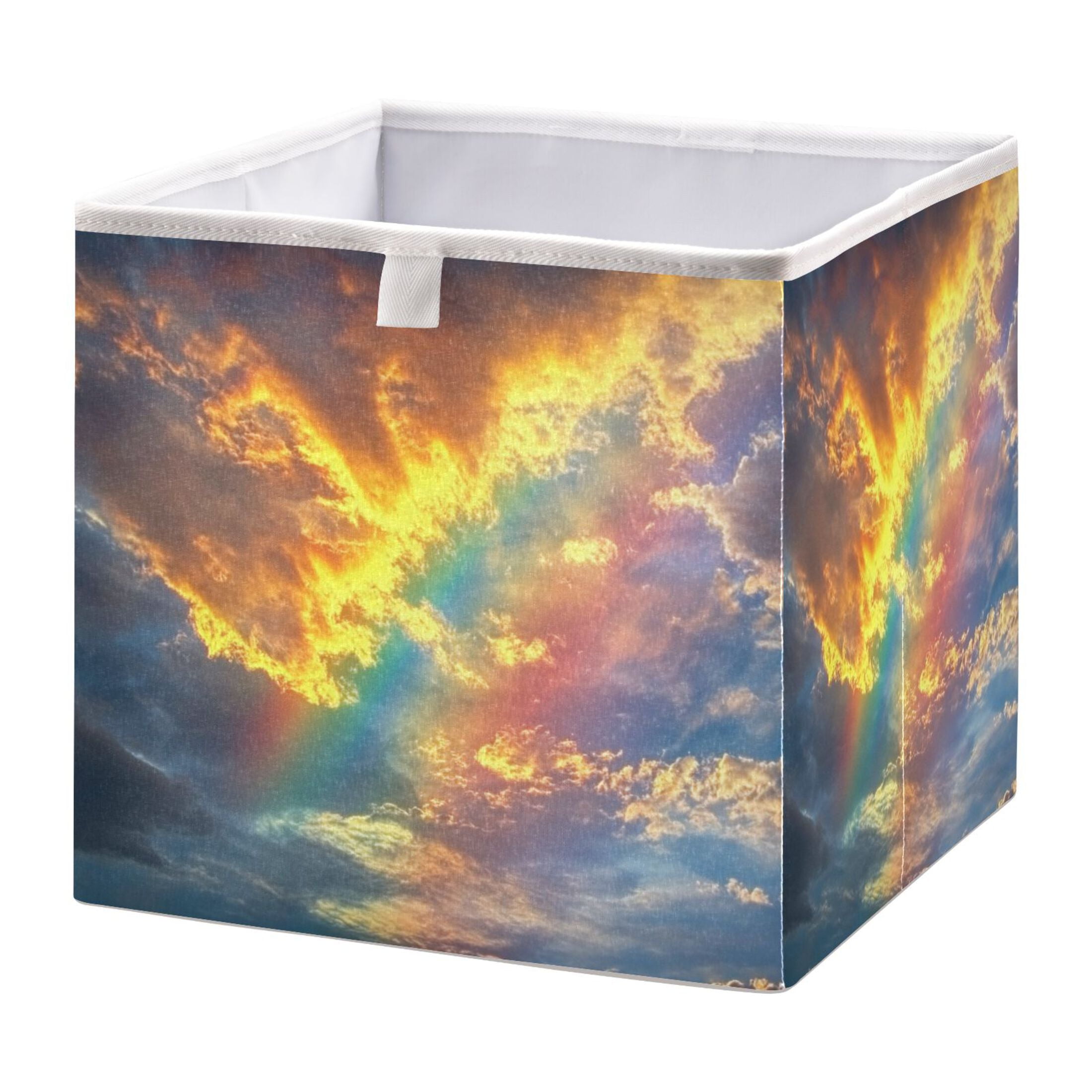 Cabinet Storage Basket 15.75x10.63x6.96 Inches Storage Box Foldable ...