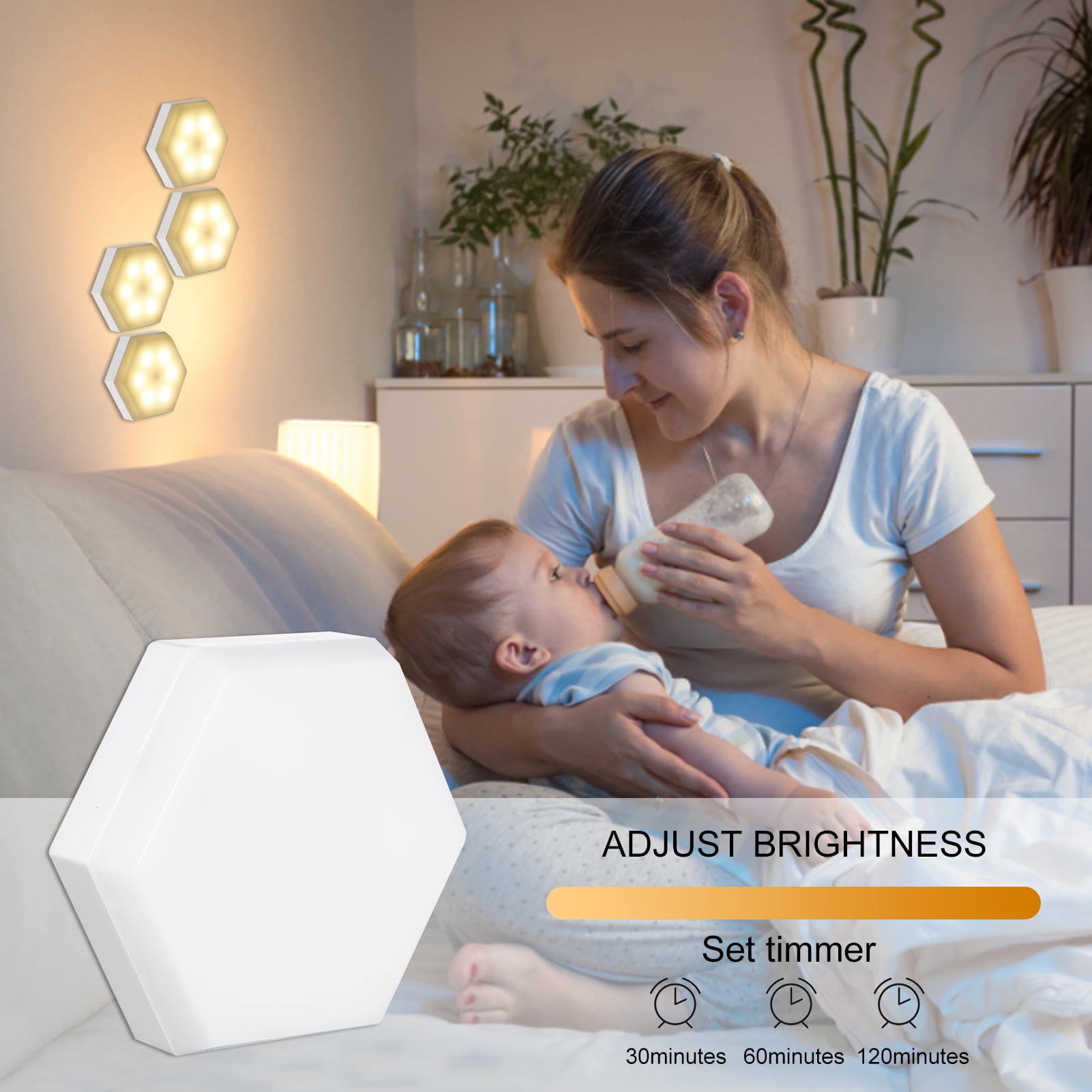 Cabinet lamp set,Color Diy Wall Diy Wall Lamp Switch Remote Dimmable ...