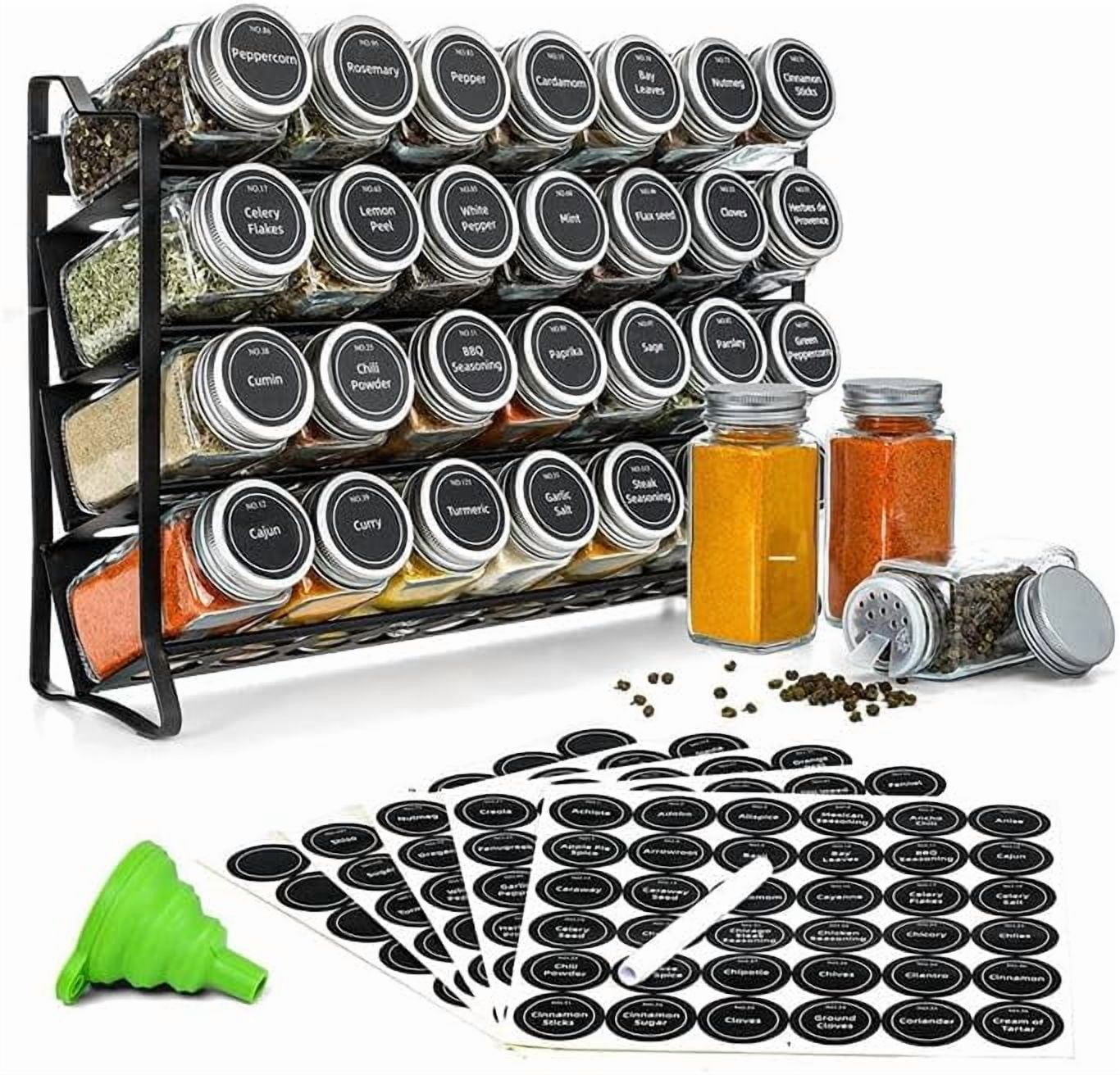Cabinet spice jar rack organizer! Spice organizer for kitchen ...