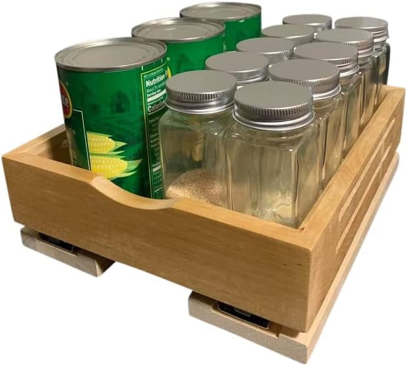 CabinetRTA Wood Pull Out Spice Rack Organizer for Cabinet – 9"(W) x 10 ...