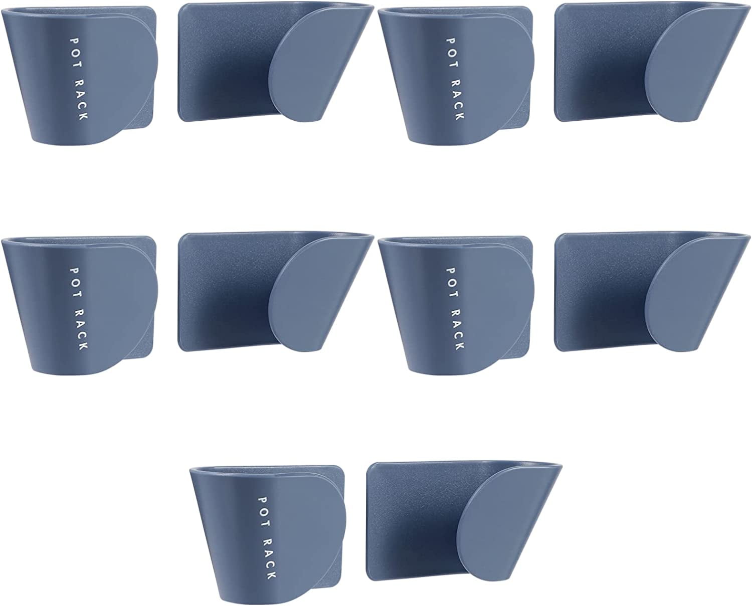 Cabinets 5Pairs of Wall Mount Pot Lid Organizer, Cabinet Door Pan Lid ...