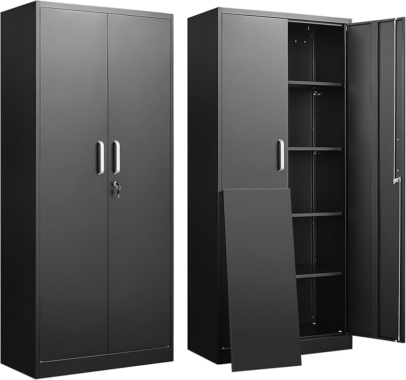 Cabinets for Home Office, Mobile File Cabinet with Lock, 3 Drawer ...