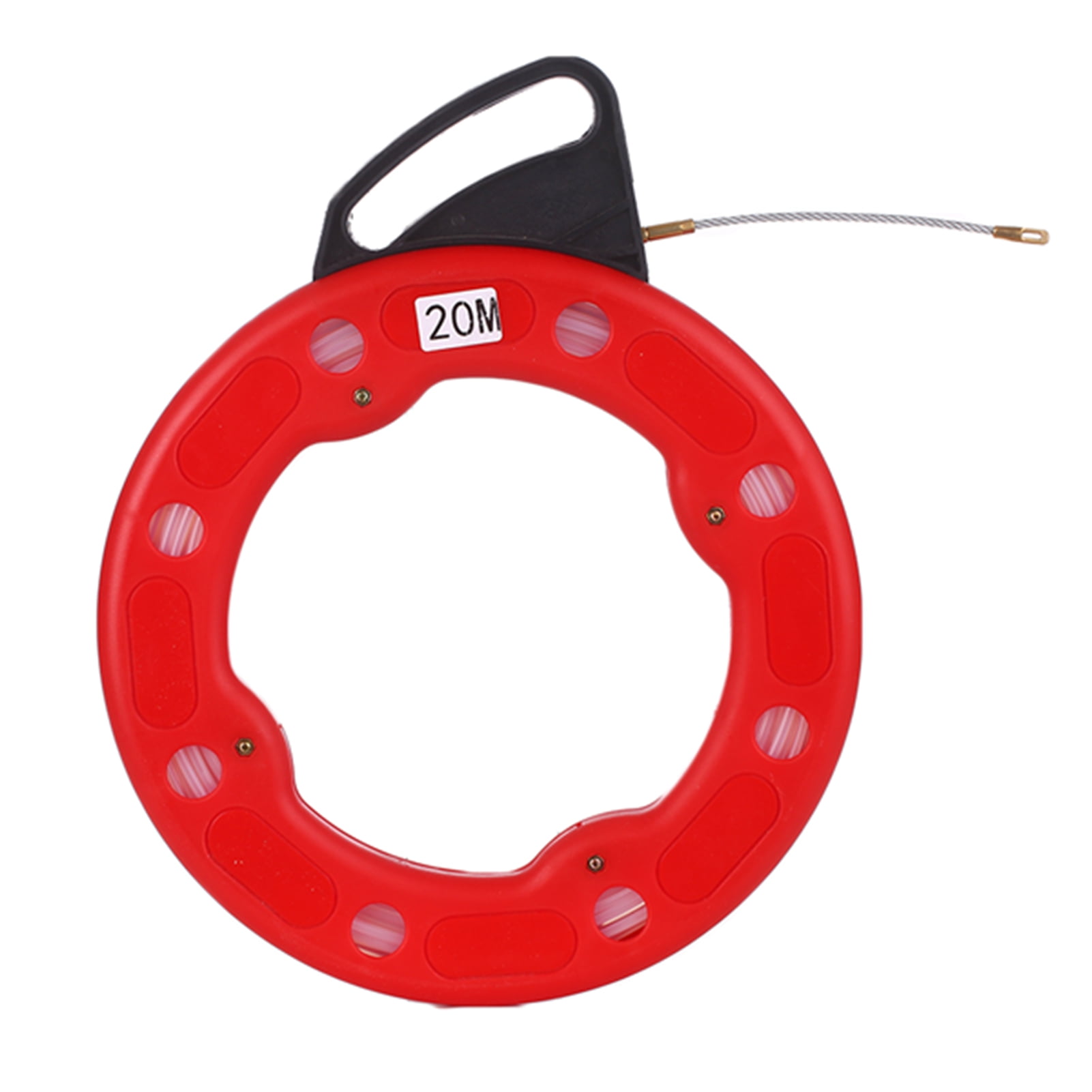 Cable 15M Fiberglass Fish Tape Reel Puller Conductive Electrical Cable ...