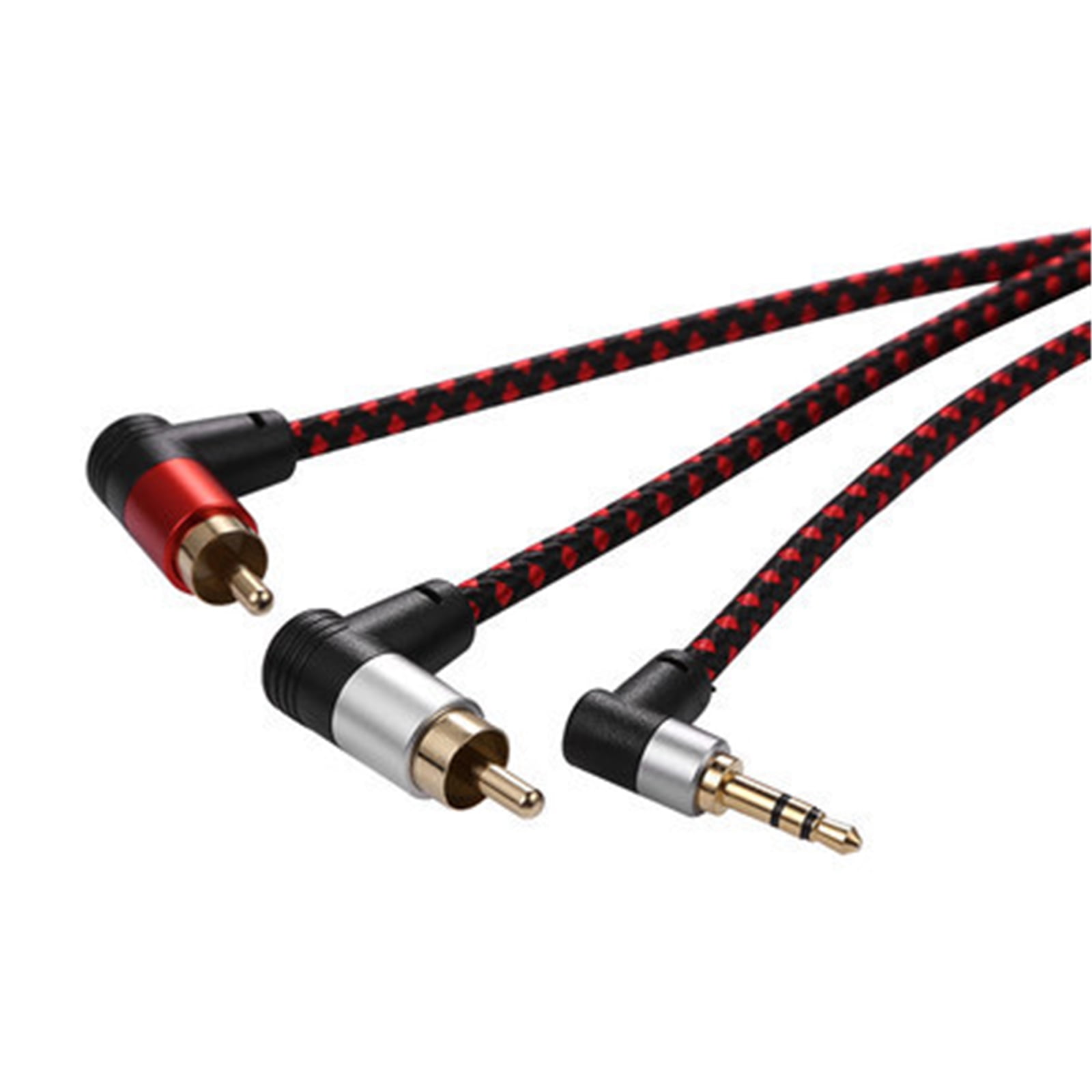 Cable 3.5mm Jacks Stereo Music Cable to 2RCA Socket Male to Headphone 3 ...