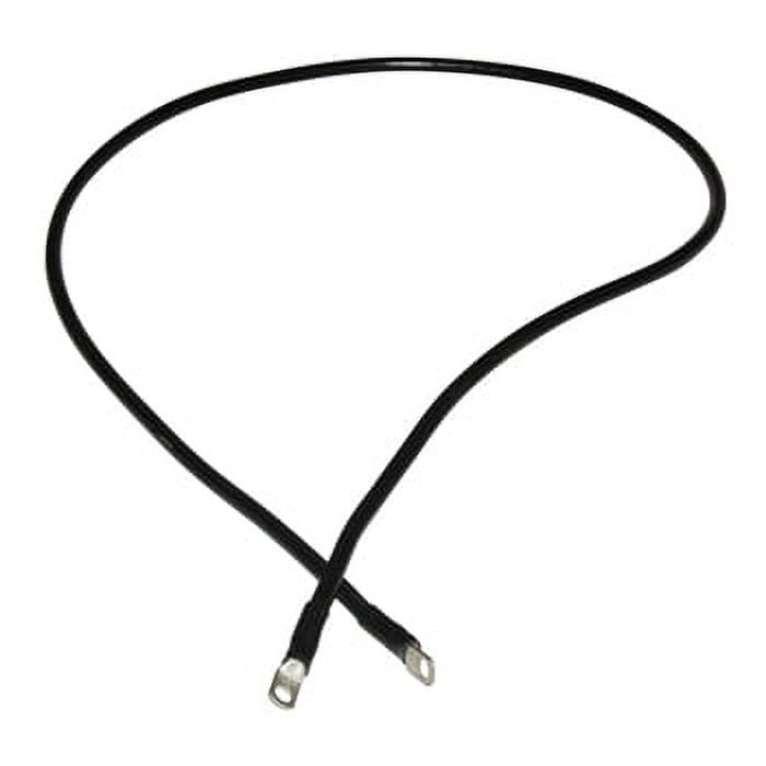 Cable 4ga Black 6' 5/16 Ring SAE Type II Bare Copper Strand Pro #: 4B72 ...