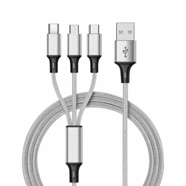 Simyoung 4FT 3 IN 1 Multi Charging CablePhone Connector USB Universal ...