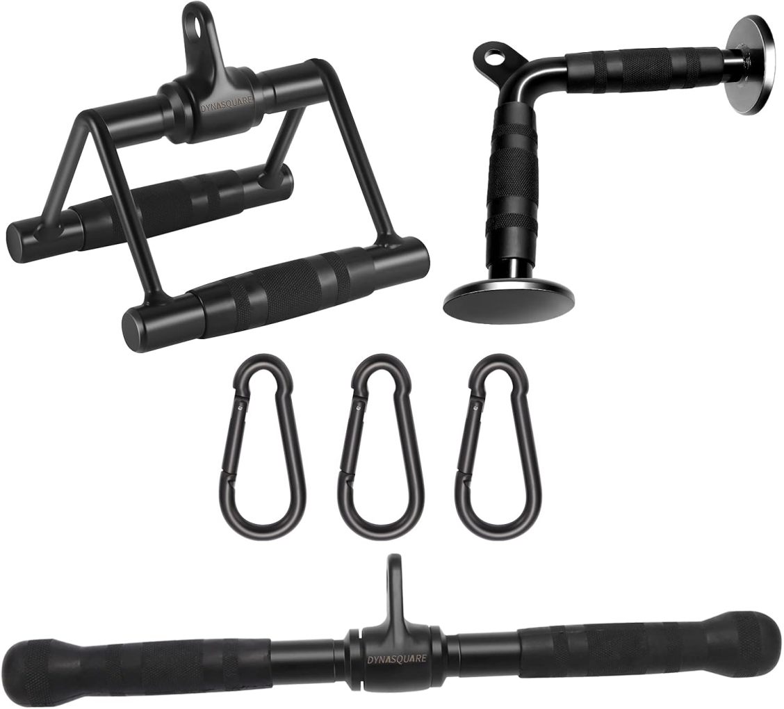Cable Attachments for Home Gym, Made of Heavy Duty Solid Steel, LAT ...