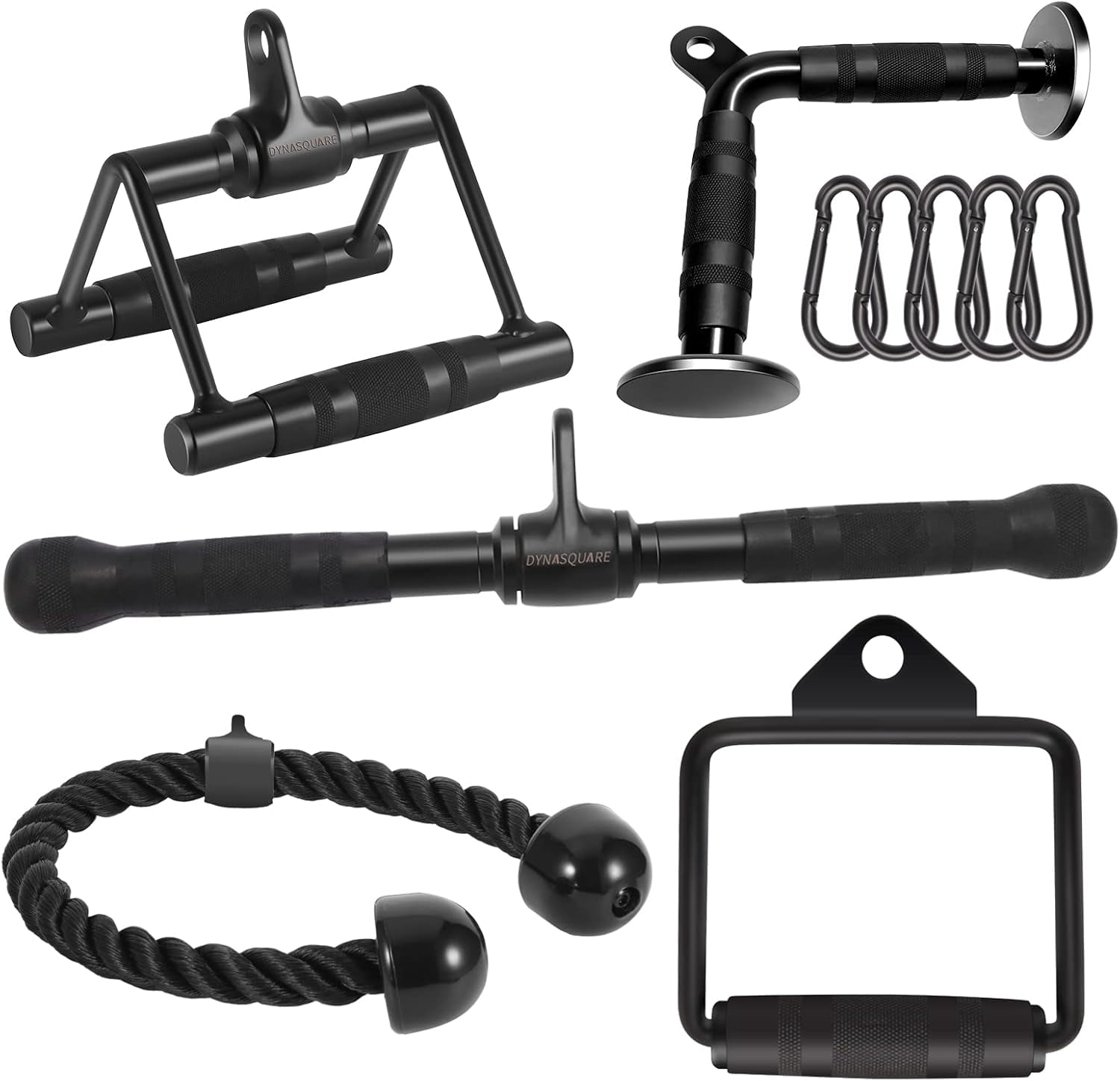 Cable Attachments for Home Gym, Made of Heavy Duty Solid Steel, LAT ...
