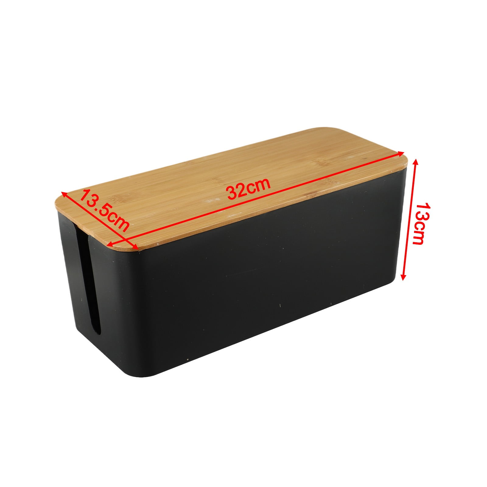 Cable Boxes,Large Cable Organiser Box With Wooden Lid For Cables ...
