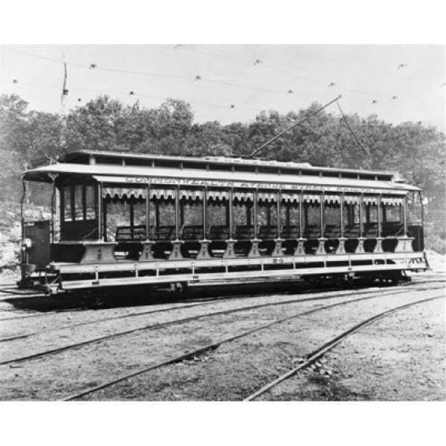 Cable Car Moving on a Railroad Track Poster Print - 18 x 24 in ...