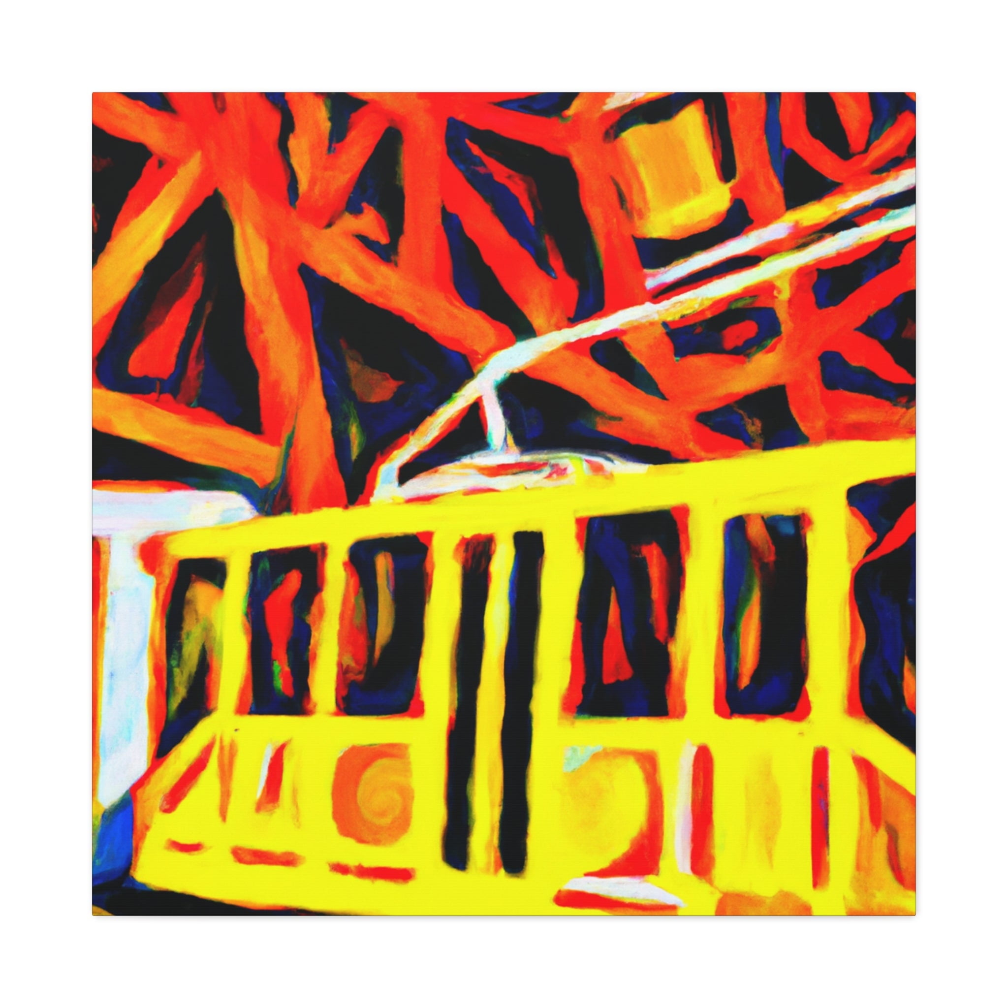 Cable Car in Fauve - Canvas - Walmart.com