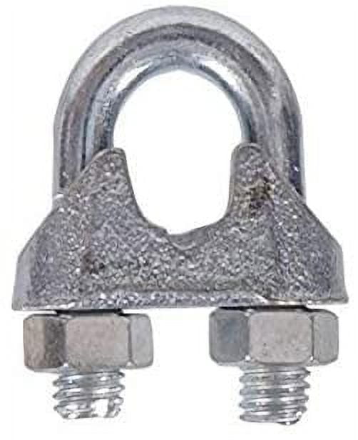 Cable Clamp 1/8" Galvanized Wire Rope Clamps 10 Pack - New - Walmart.com