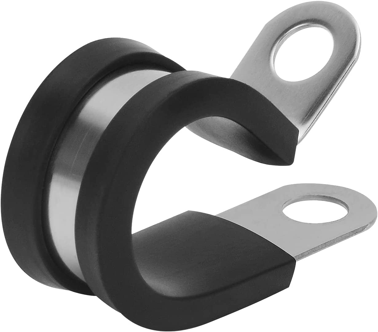 Cable Clamp,10 Pack 1.5 Inch Stainless Steel Cable Clamp, Pipe Clamp ...