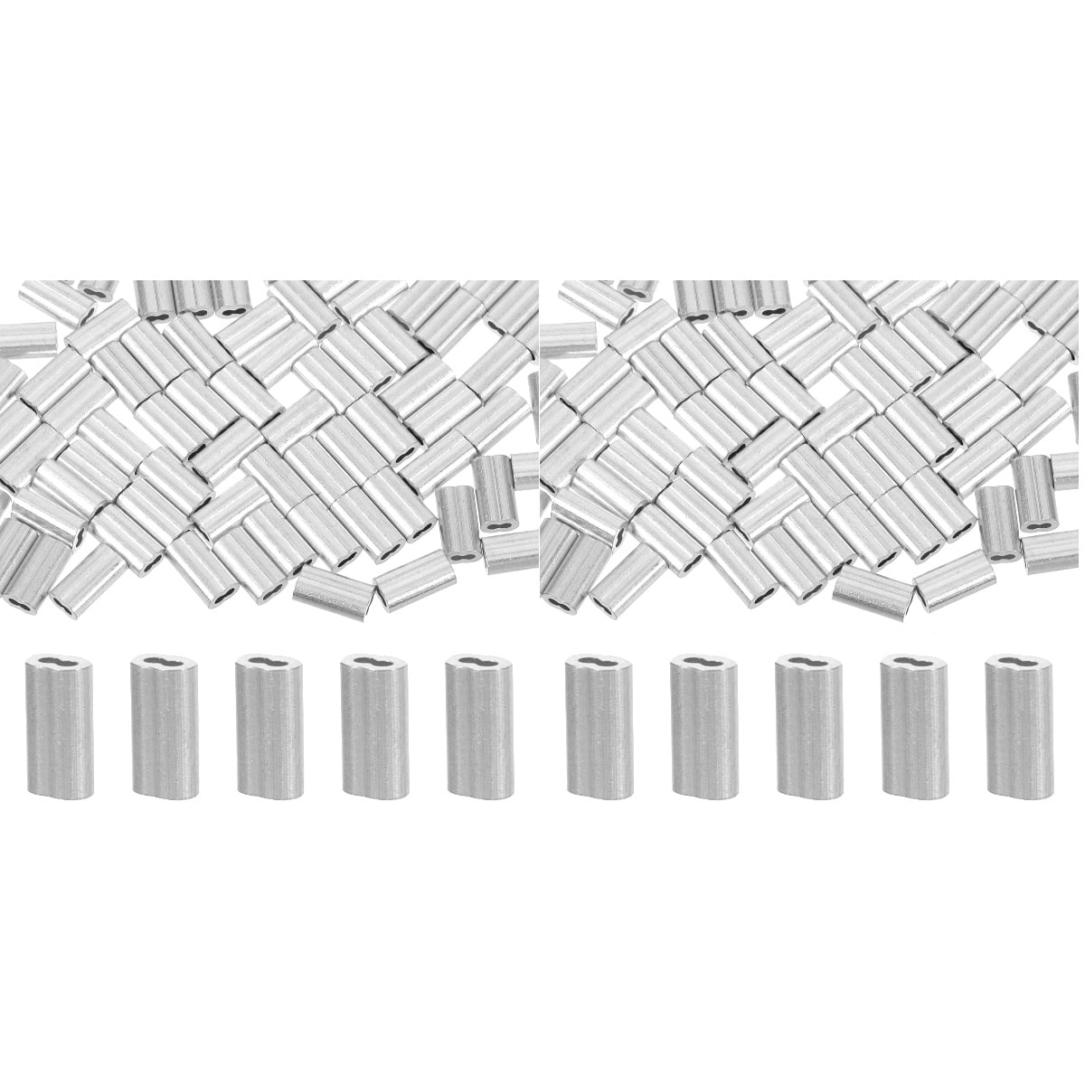 Cable Clamp 8-shaped Aluminum Sleeve Crimp Tubes Crimps Easy to Install ...