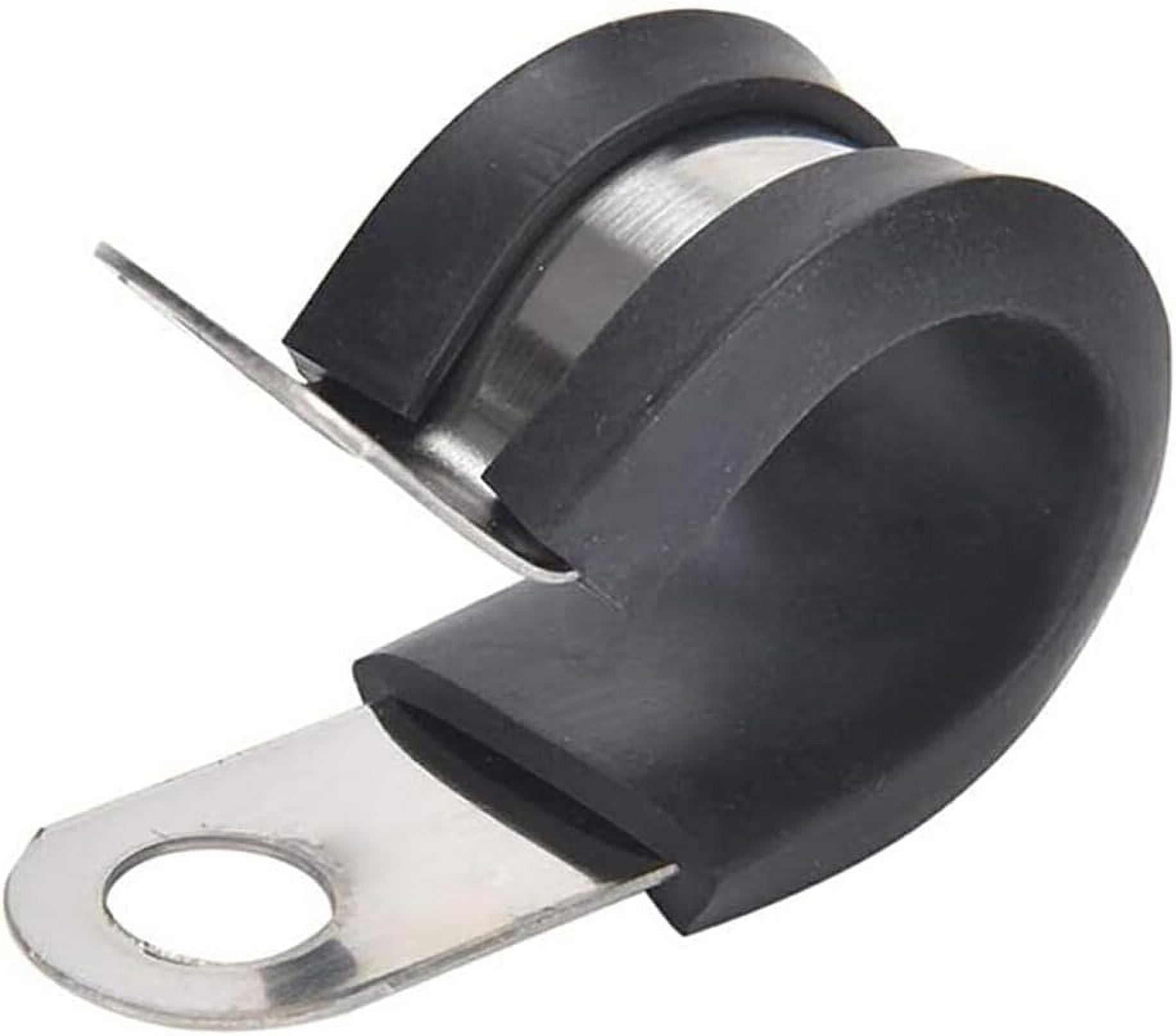 Cable Clamps Set Metal Cushioned Insulated Clips Home Boat Garden Pipe ...