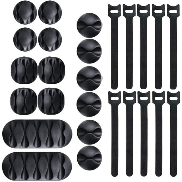 Cable Clip Organizer car Holders Phone Management Charger Cord Keeper ...