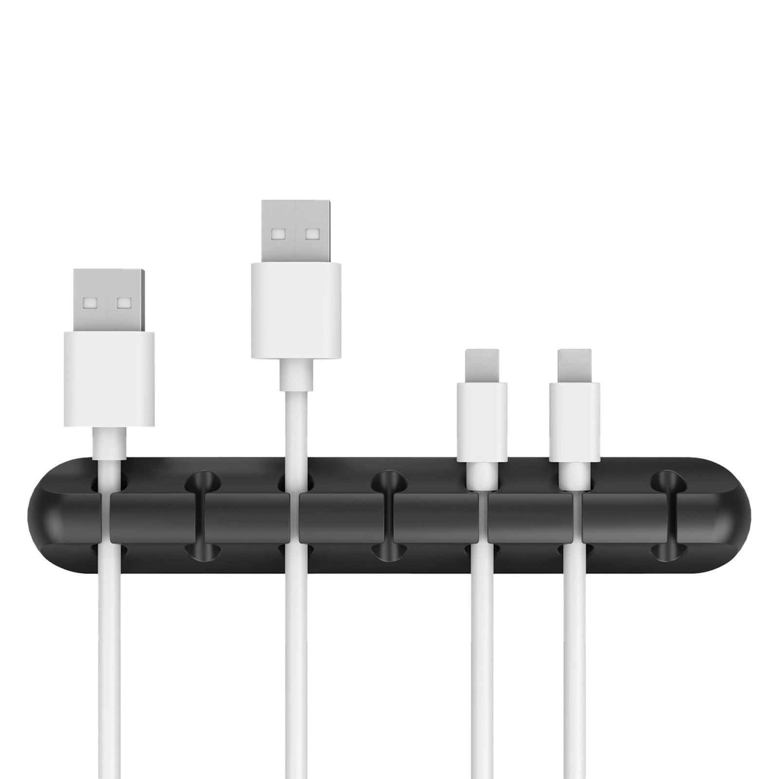 Cable Clips Black White GrayCord Organizer Adhesive Management Wire ...