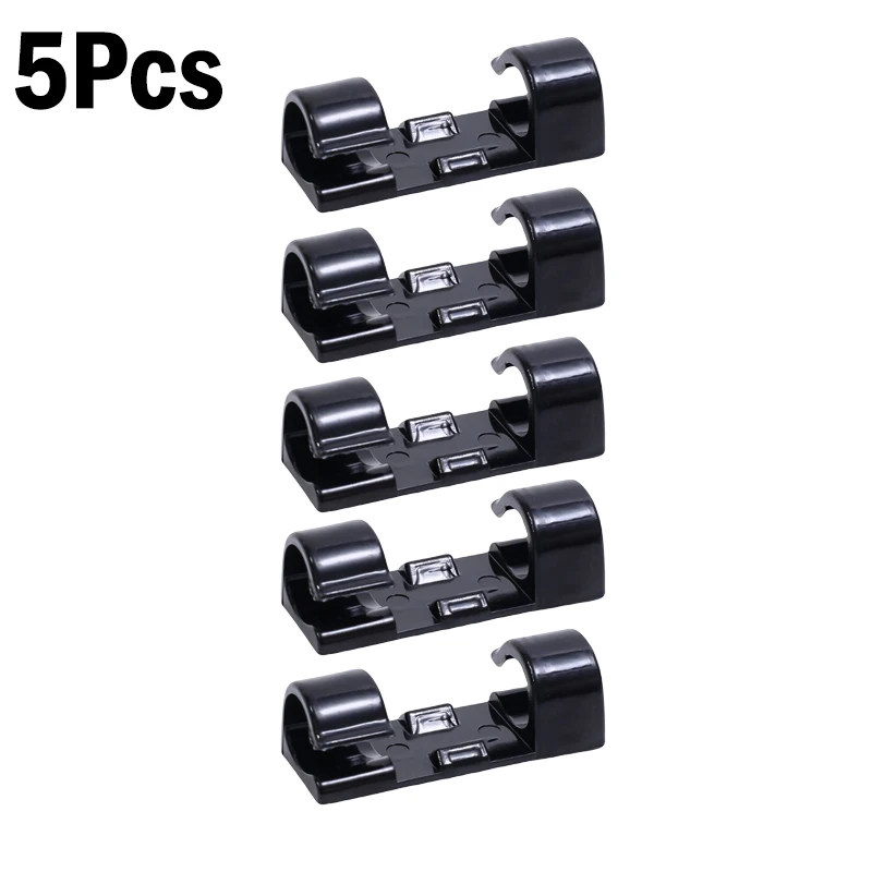 Cable Clips Organizer Drop Wire Holder Cord Management Self-Adhesive ...