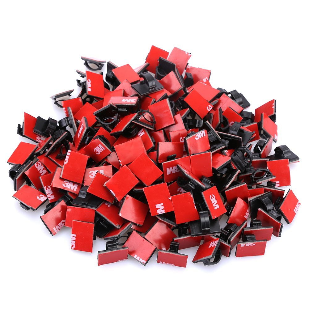 Cable Clips with Strong Self-Adhesive, Wire Clips Car Cable Organizer ...