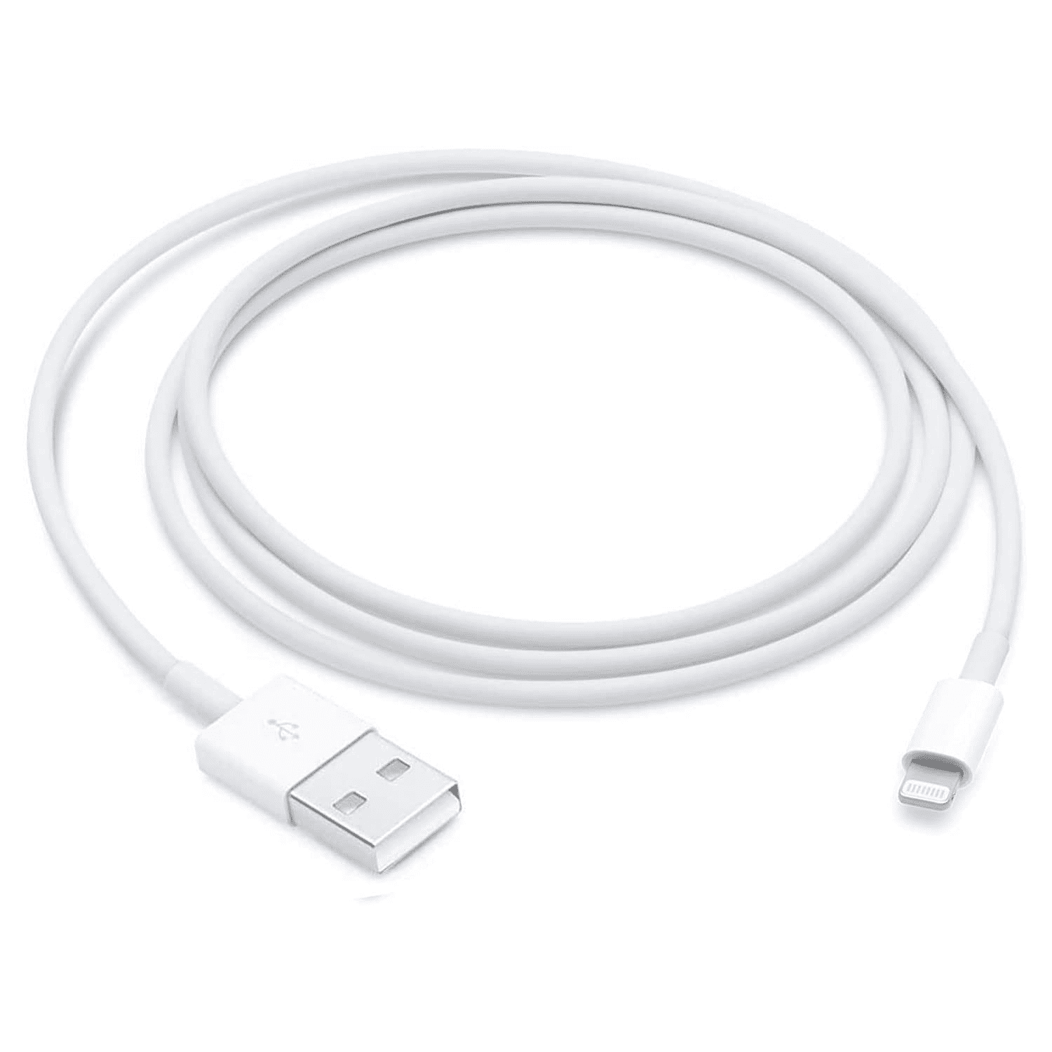 LiliBin, USB A to Lightning Cable, 3.3 ft, White, Compatible with ...